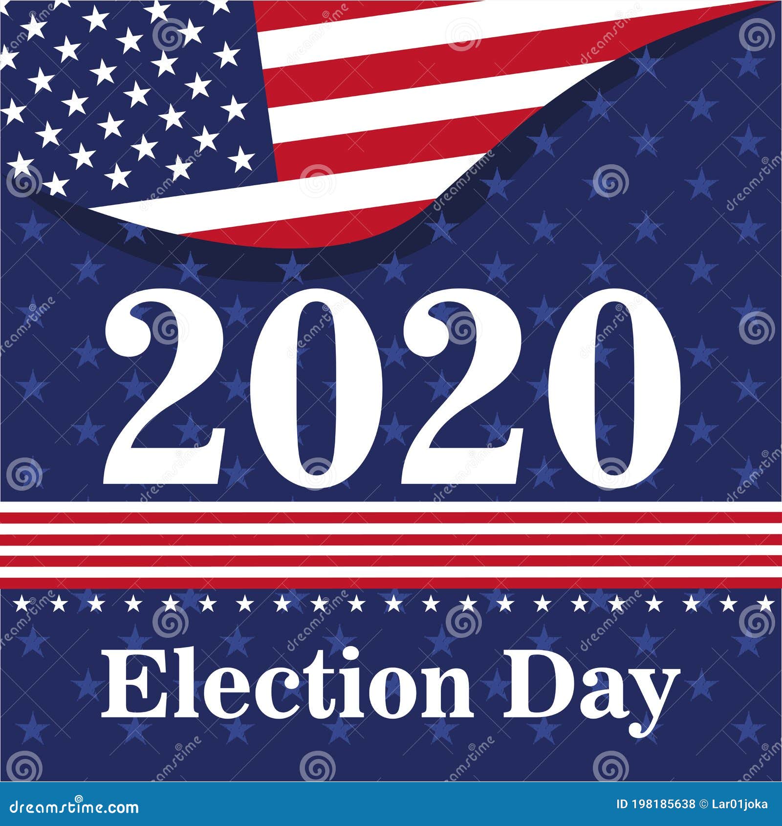 Election day poster stock vector. Illustration of presidential - 198185638