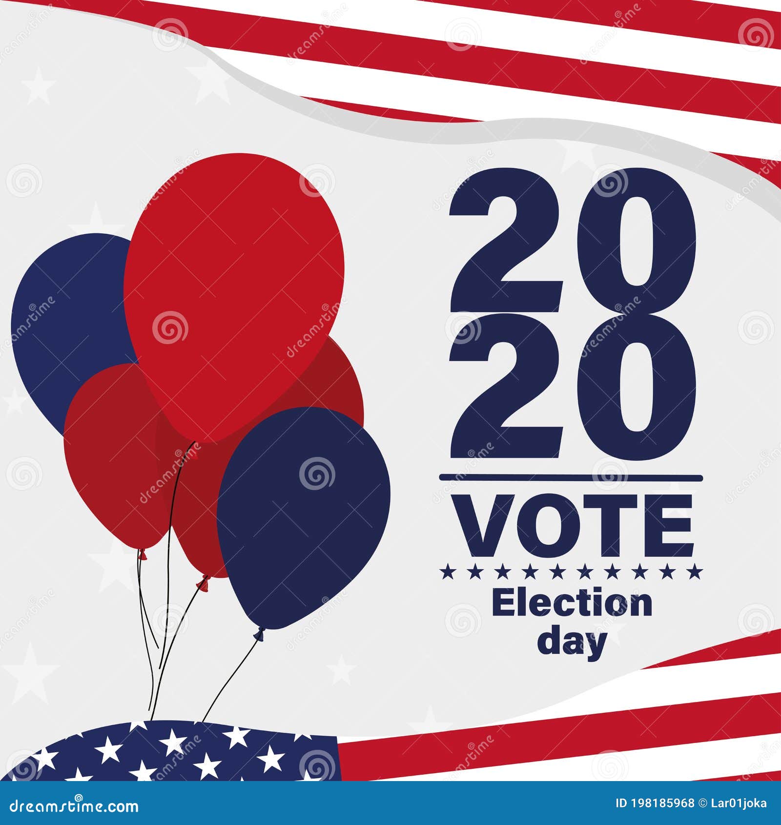 Election day poster stock vector. Illustration of american - 198185968