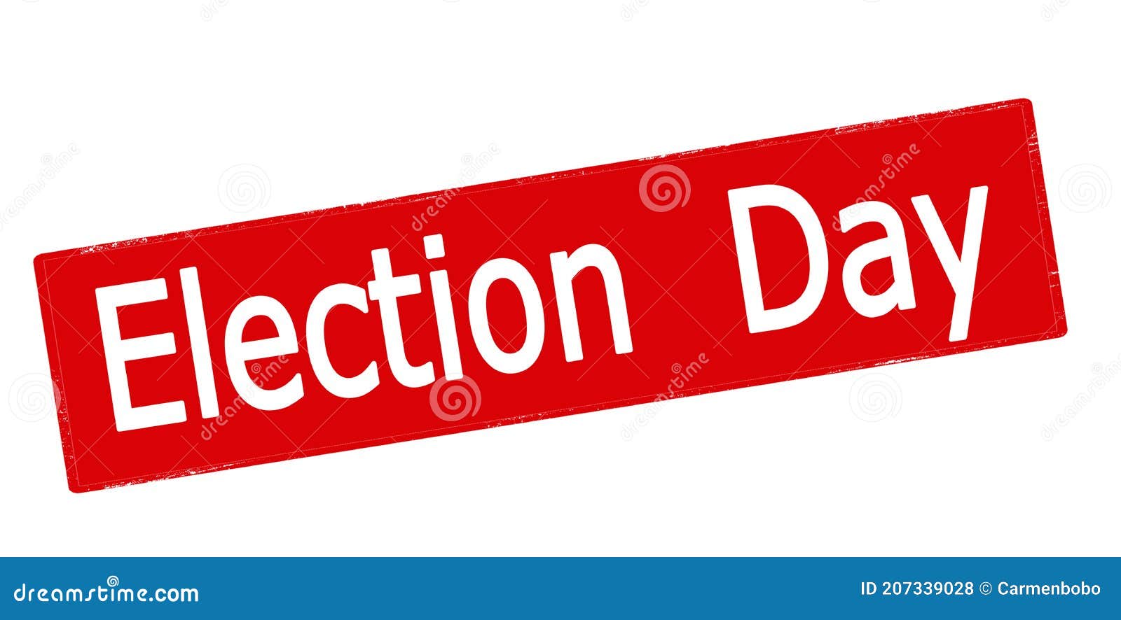 Stamp with Text Election Day Stock Illustration - Illustration of ...