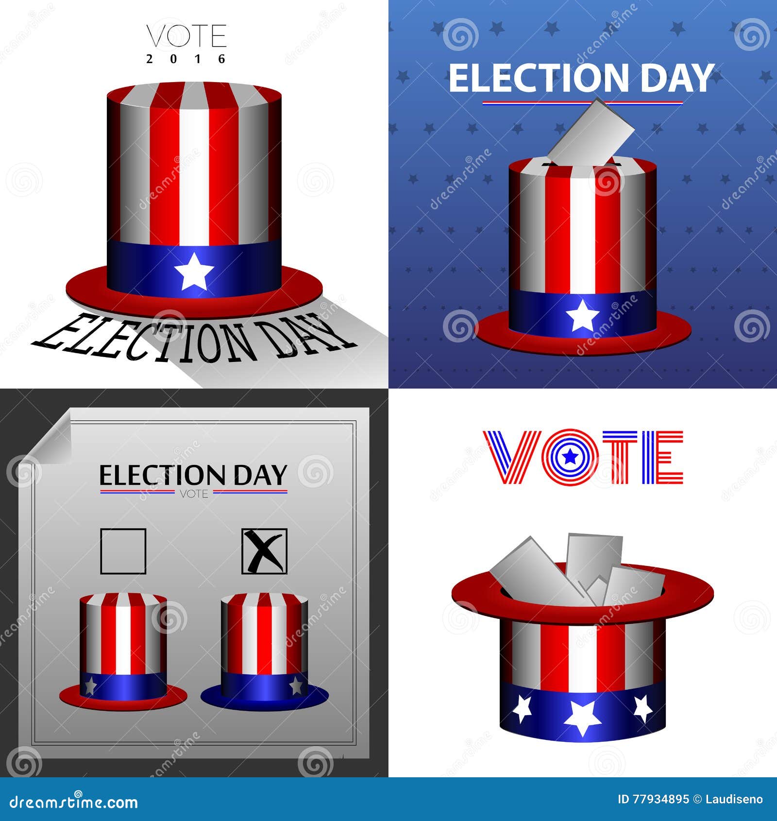 Election day stock illustration. Illustration of patriotic - 77934895