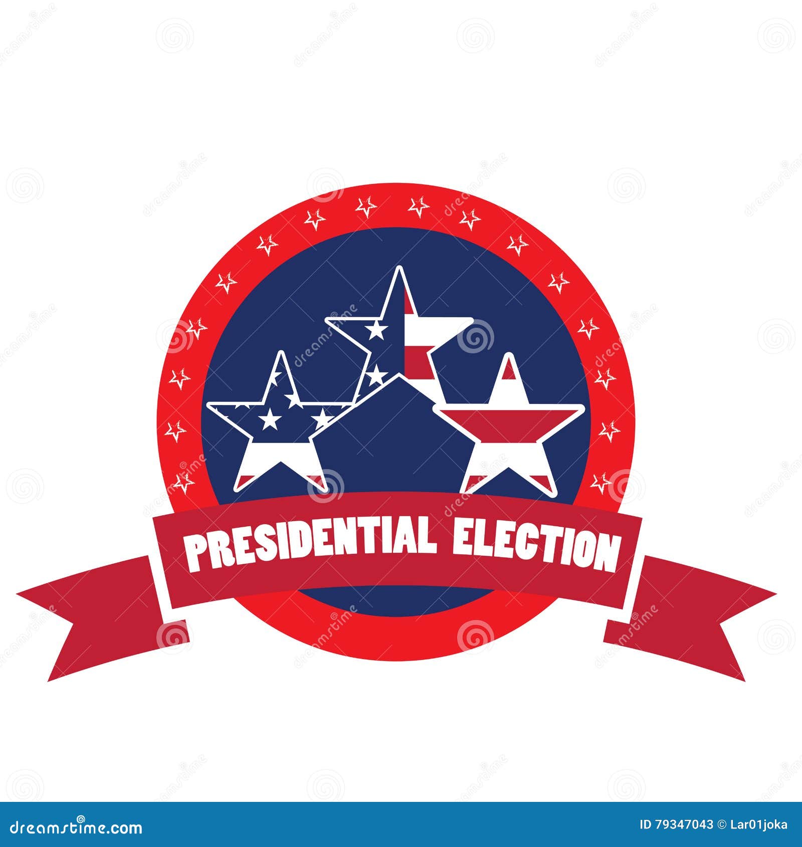 Election day USA stock illustration. Illustration of sticker - 79347043