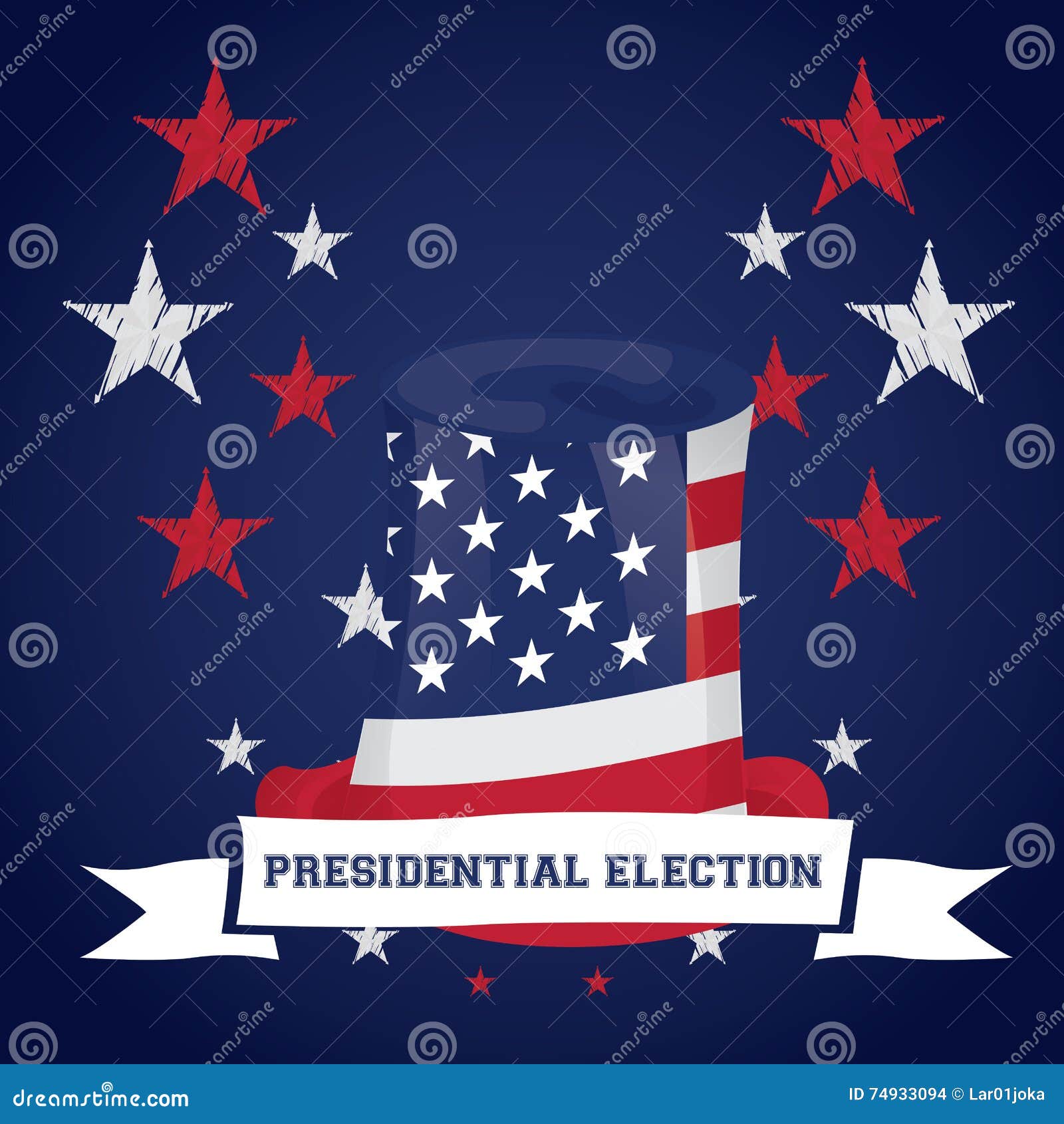 Election Day, Vector Illustration Stock Illustration - Illustration of ...