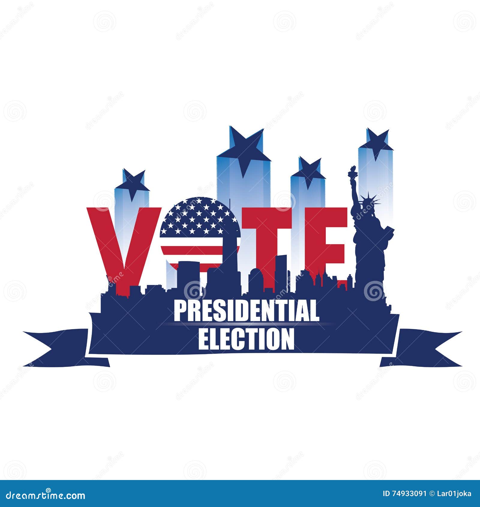 Election Day, Vector Illustration Stock Illustration - Illustration of ...