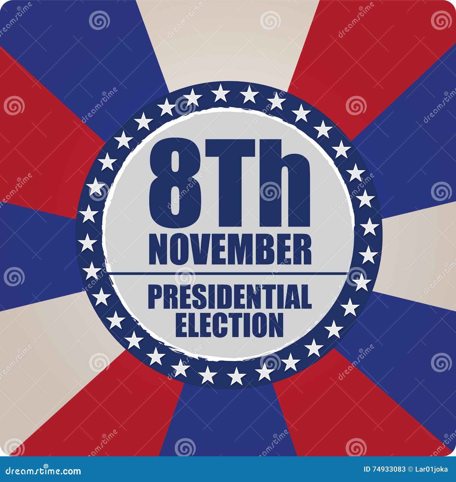 Election Day, Vector Illustration Stock Illustration - Illustration of ...