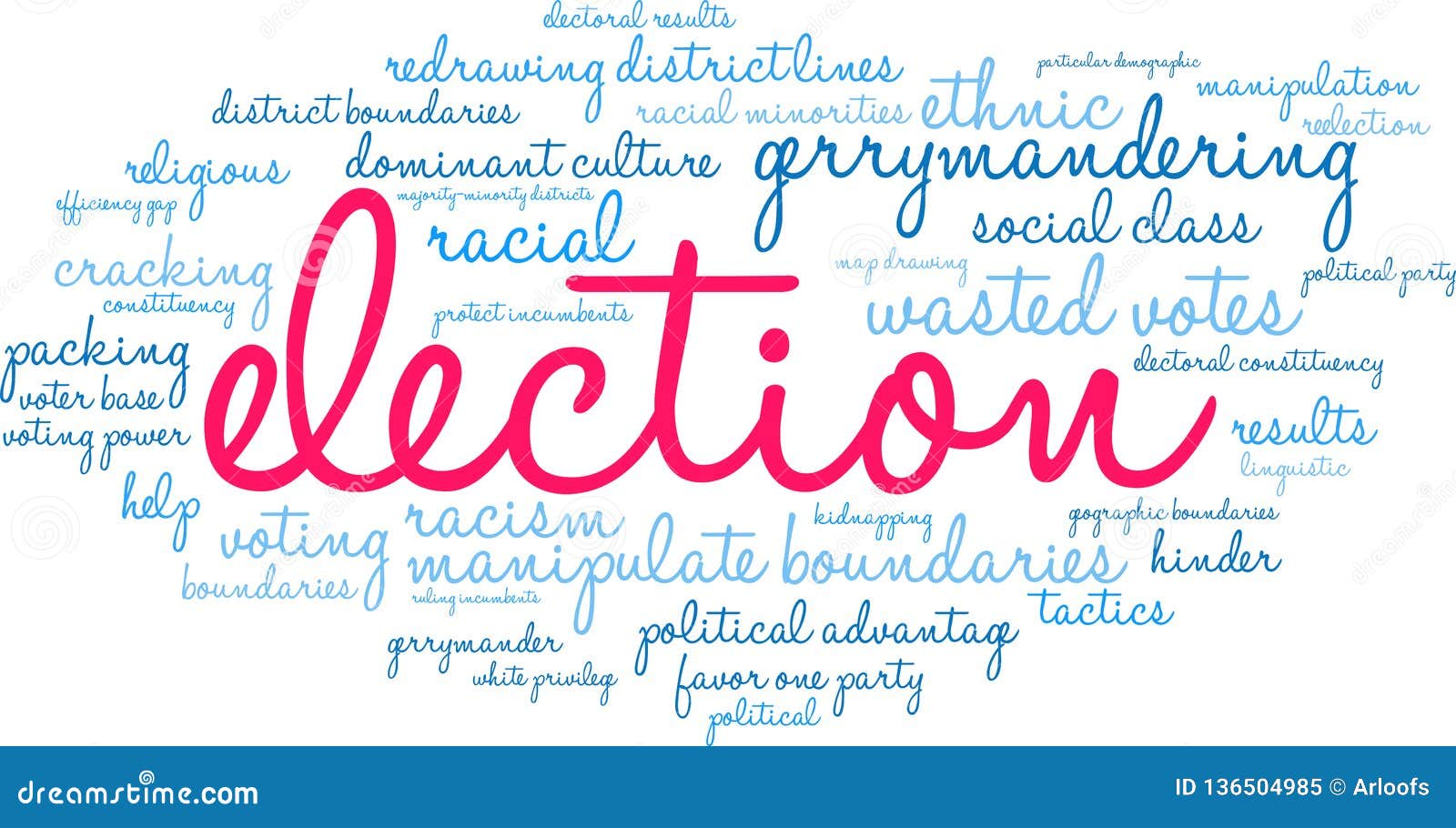 Election Word Cloud stock vector. Illustration of linguistic - 136504985