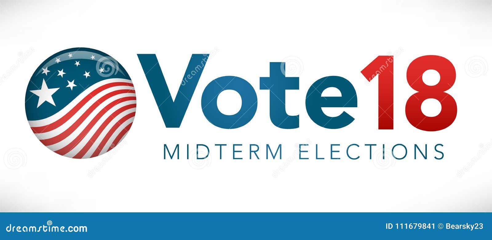 Election Header Banner with Vote Stock Vector - Illustration of ...