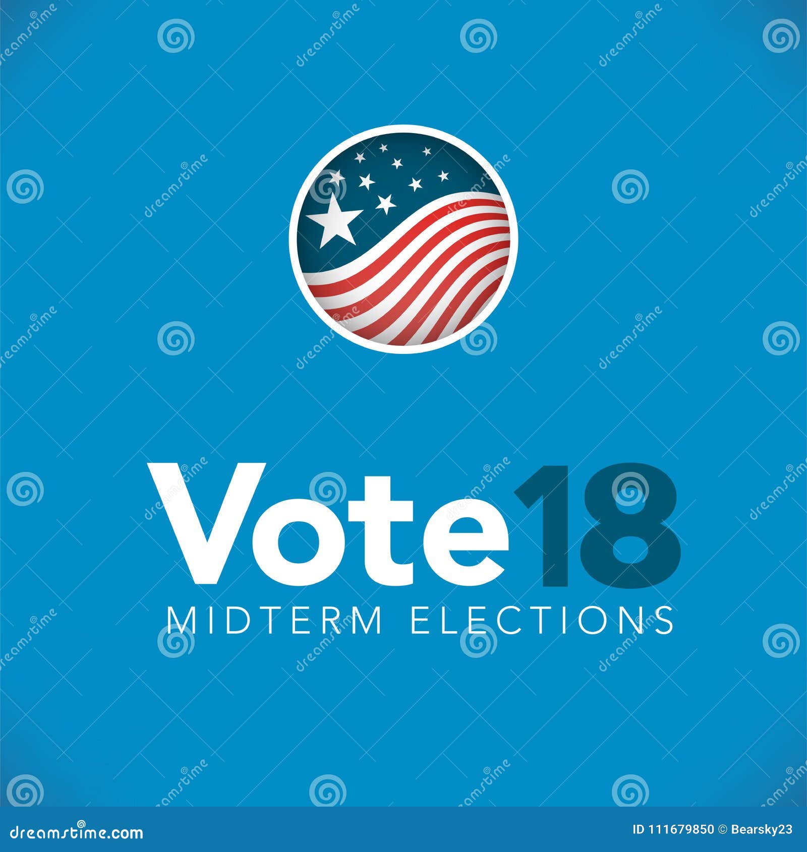 Election Header Banner with Vote Stock Vector - Illustration of ...