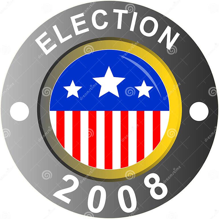 Election logo editorial image. Illustration of american - 6579745