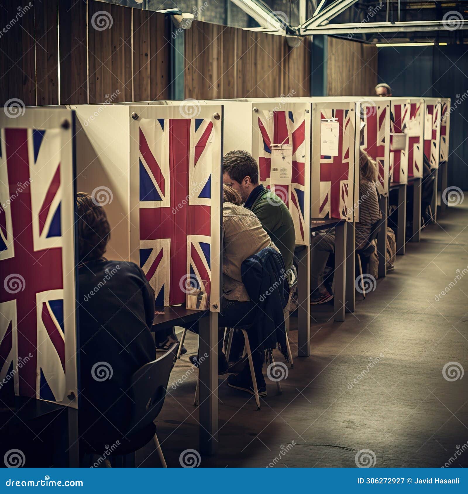 Election People Voting in the Booths, President Election High Quality ...