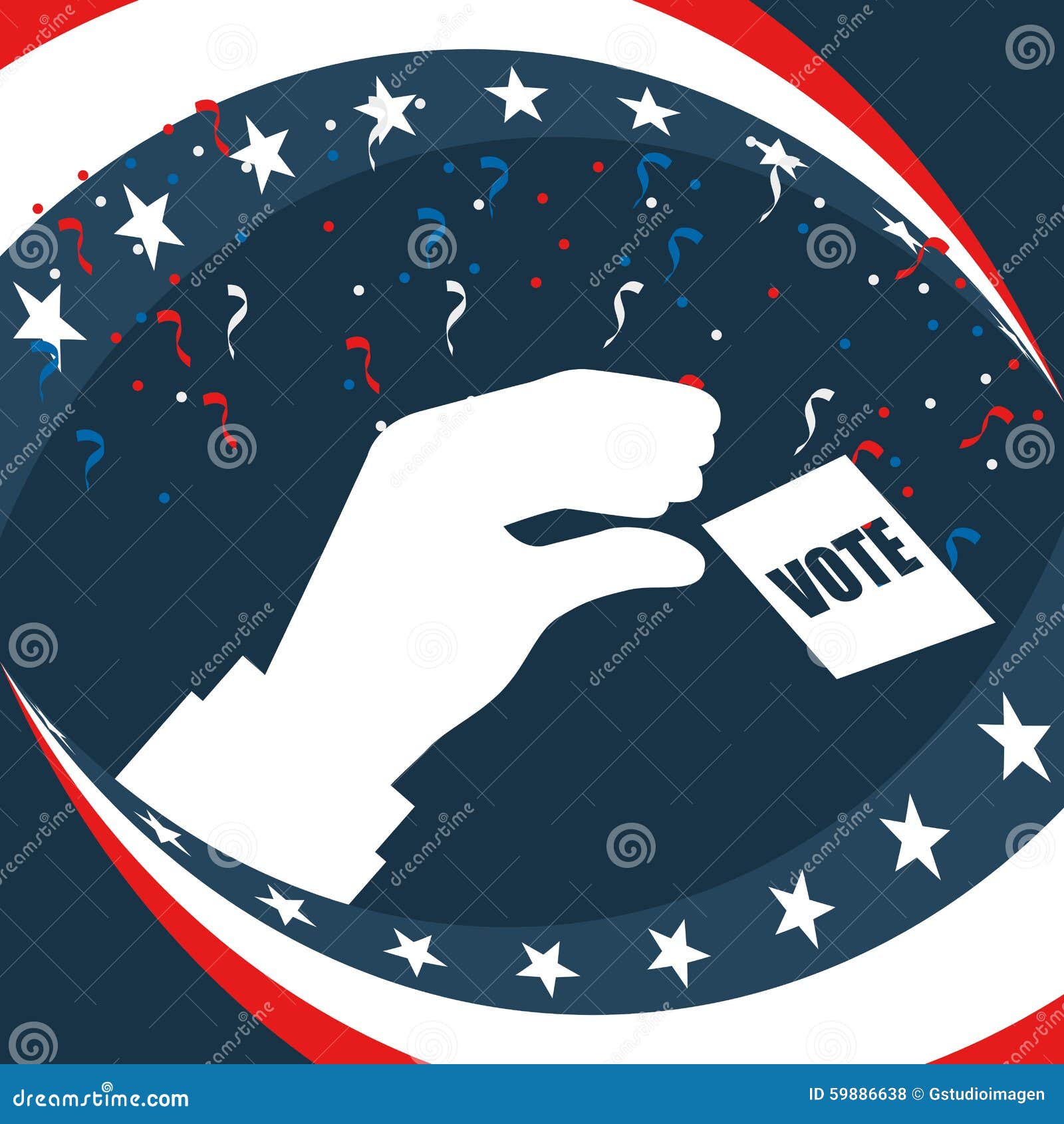 Election season stock vector. Illustration of success - 59886638