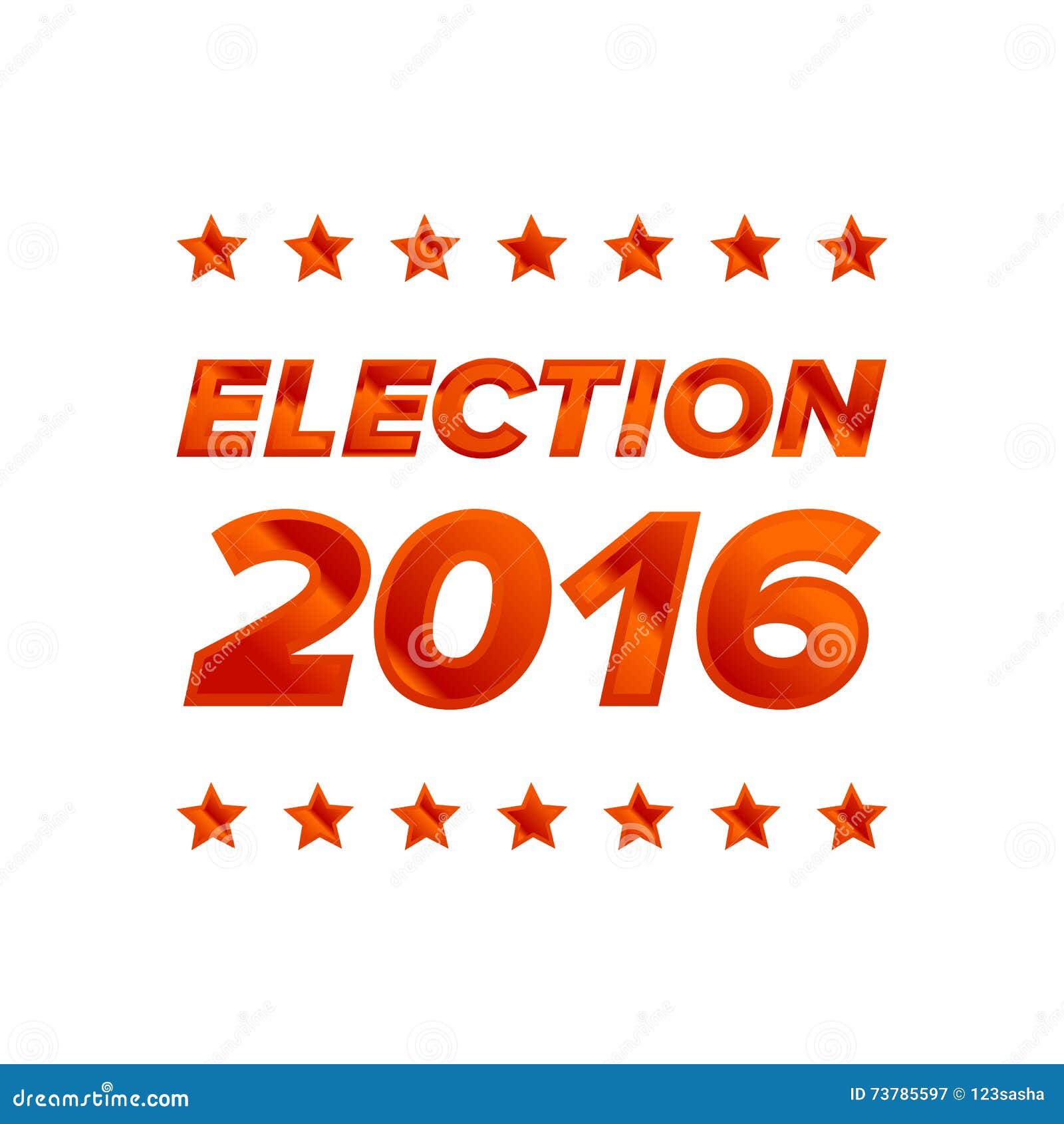 Election 2016 sign stock vector. Illustration of united - 73785597