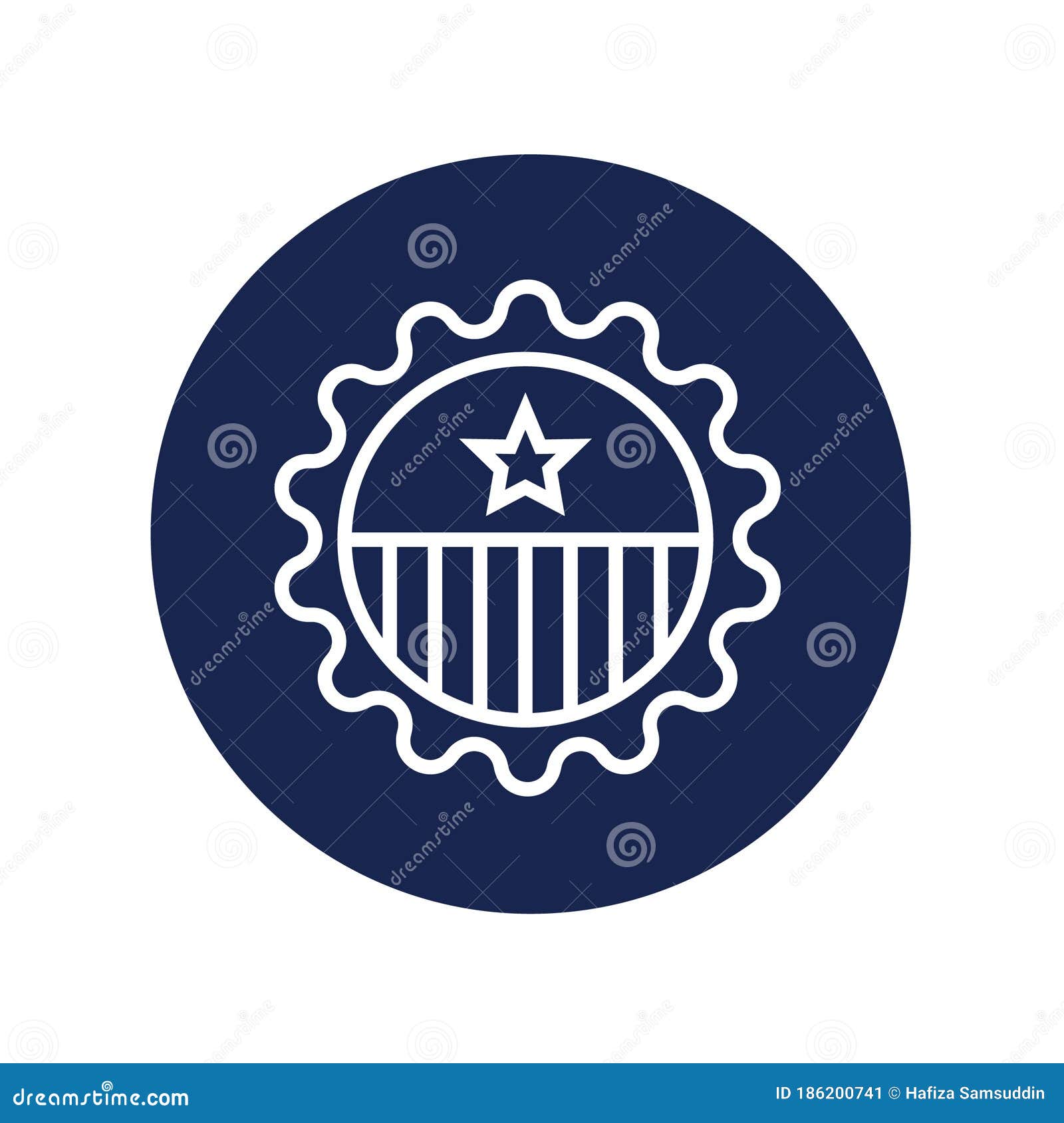 Election Stamp. Vector Illustration Decorative Design Stock Vector ...