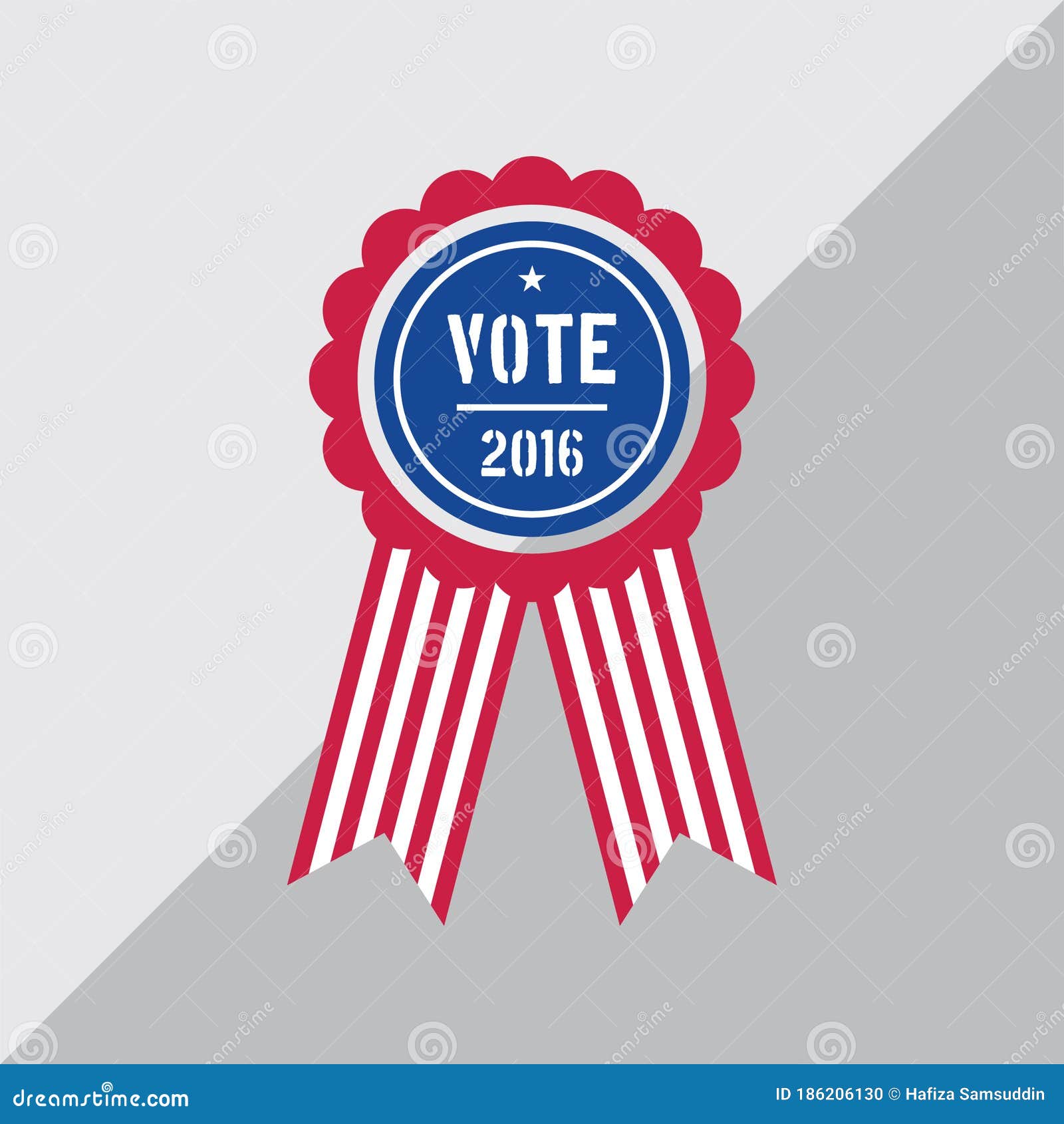 Election Vote Badge. Vector Illustration Decorative Design Stock Vector ...