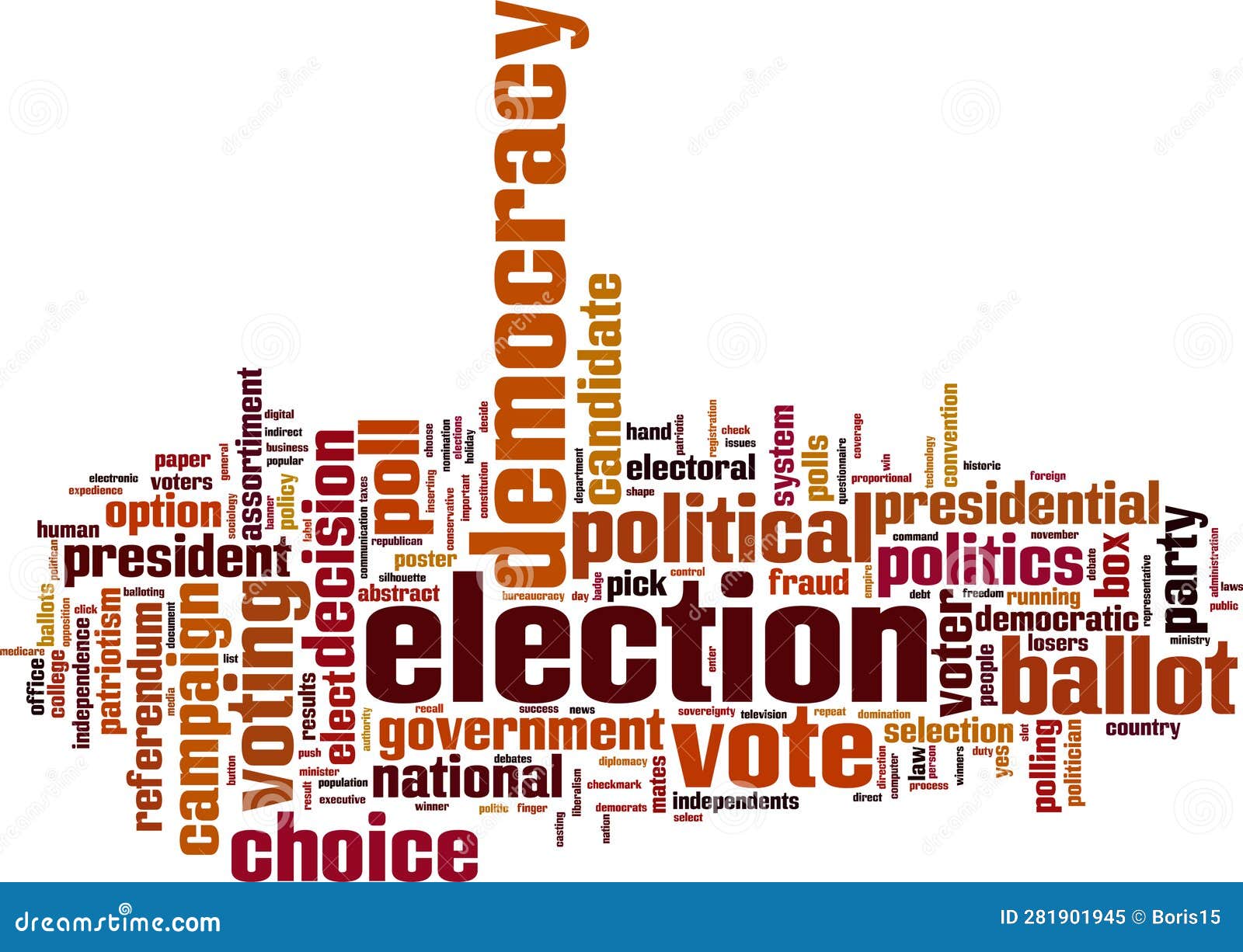 Election word cloud stock vector. Illustration of politician - 281901945