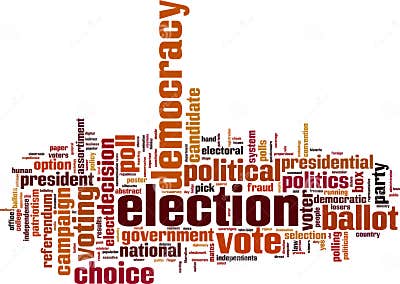 Election word cloud stock vector. Illustration of politician - 281901945
