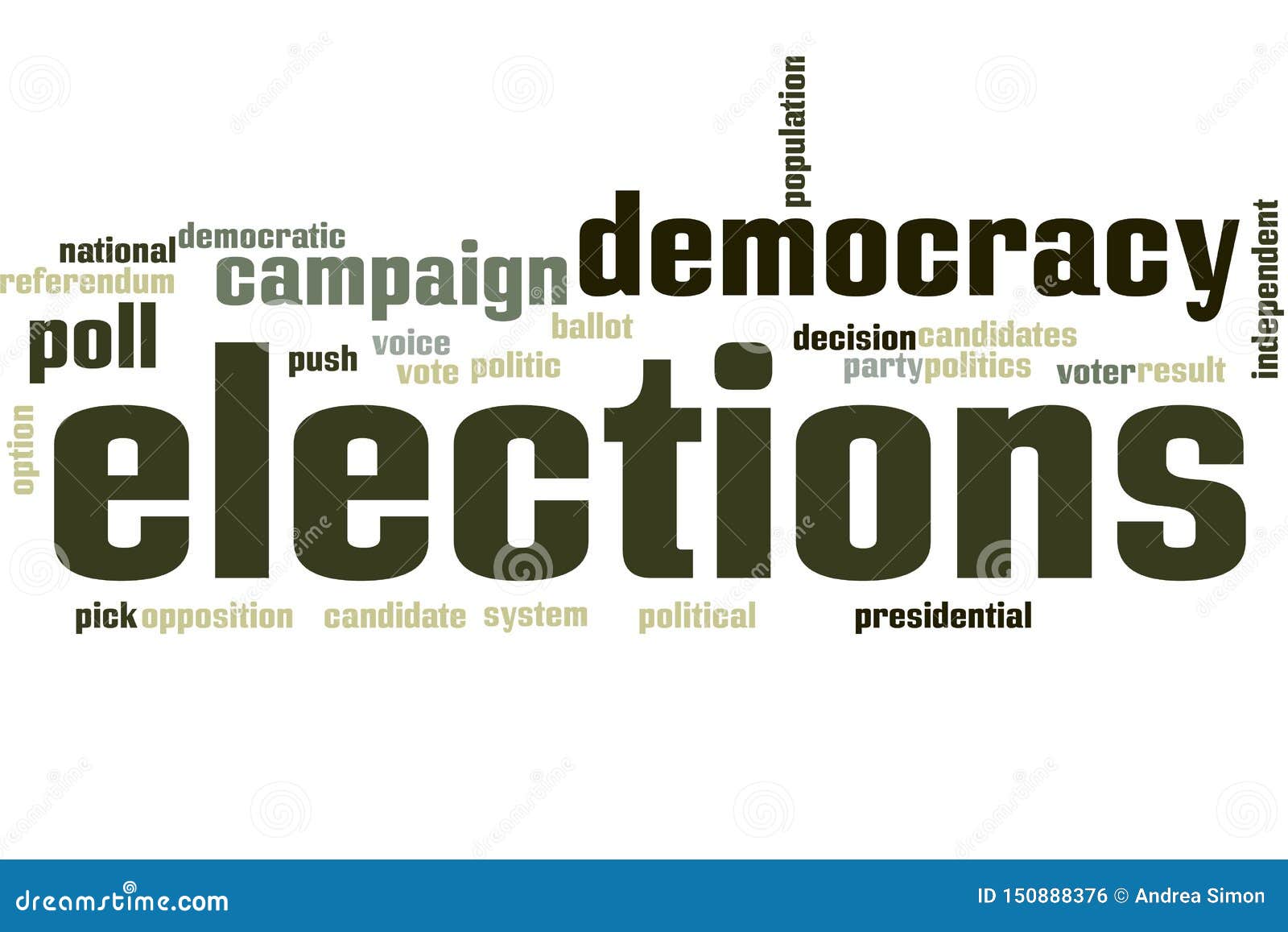 Election word cloud stock illustration. Illustration of coverage ...