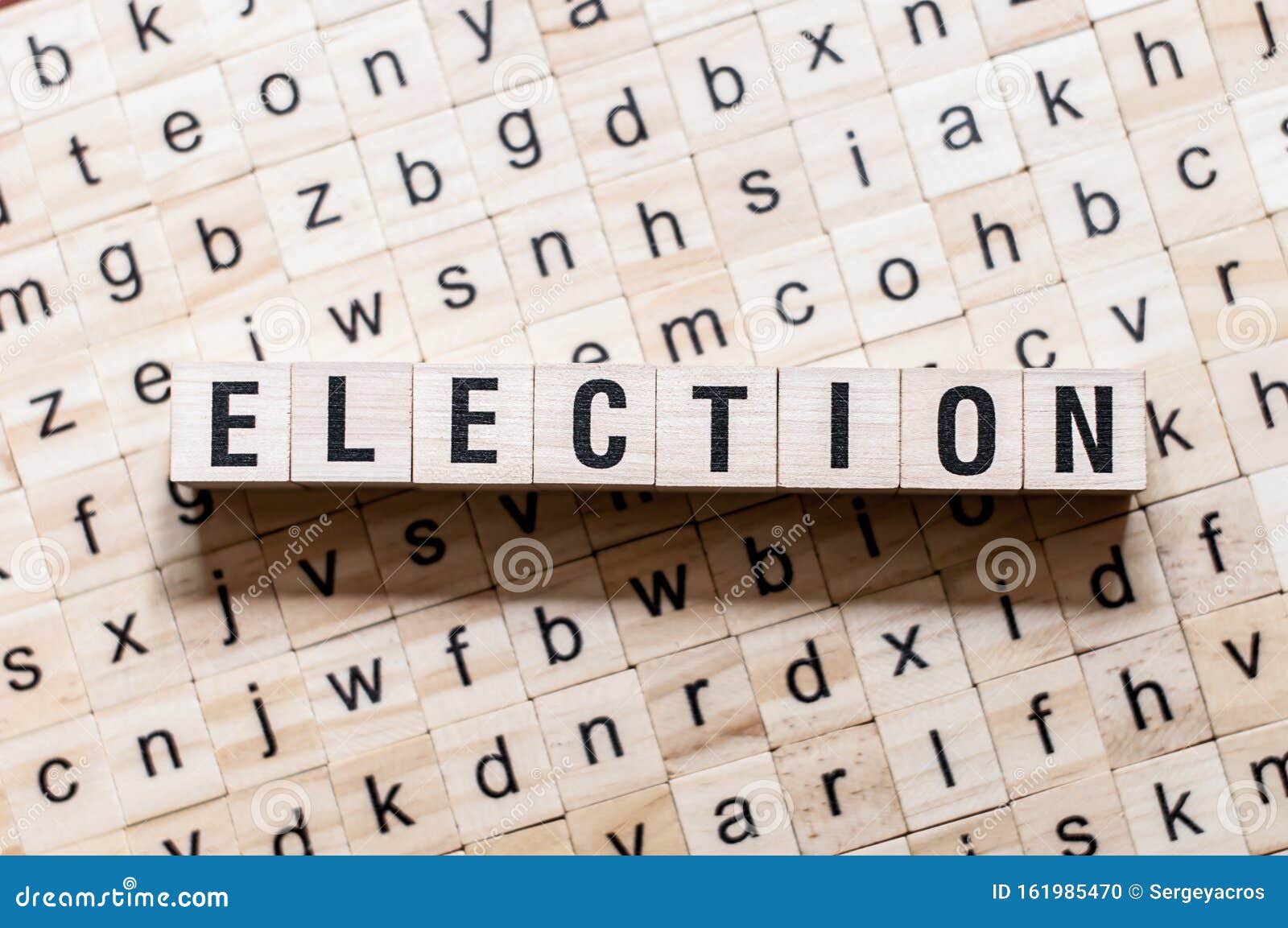 Election Word Concept on Cubes Stock Photo - Image of block, candidate ...