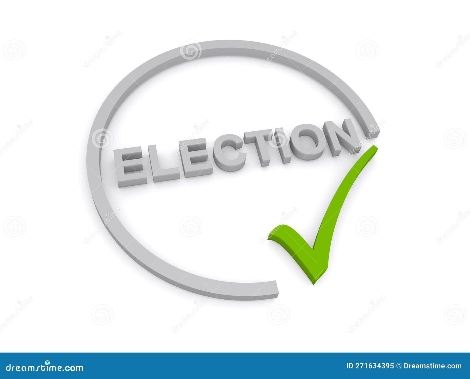 Election word on white stock illustration. Illustration of fair - 271634395