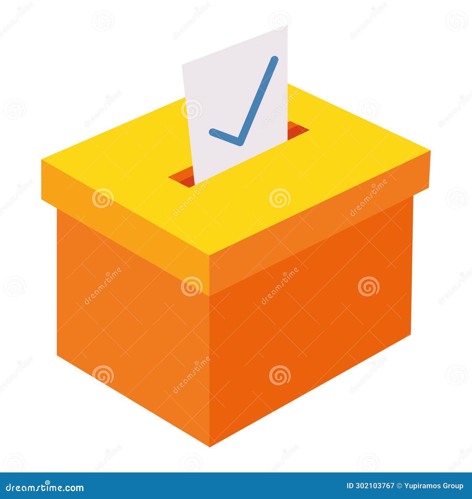 Elections day box stock vector. Illustration of government - 302103767