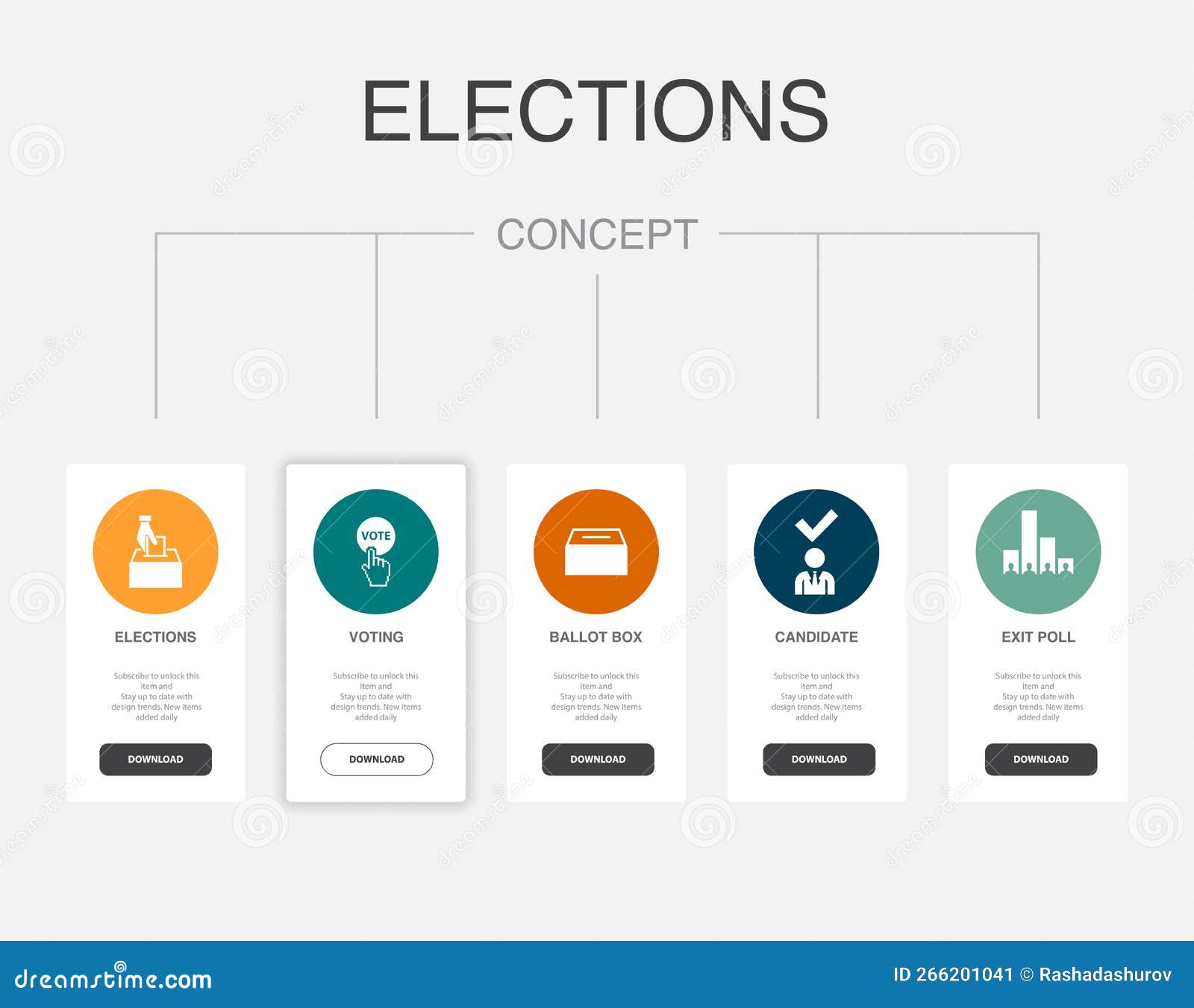 Elections, Voting, Ballot Box, Candidate Stock Vector - Illustration of ...
