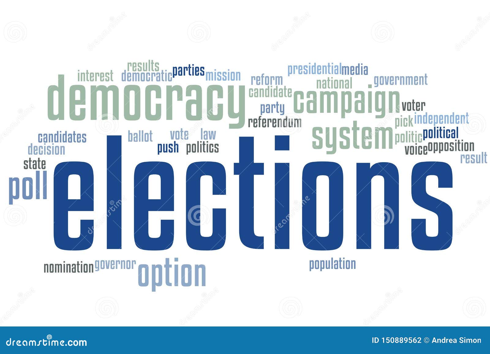 Elections word cloud stock illustration. Illustration of election ...