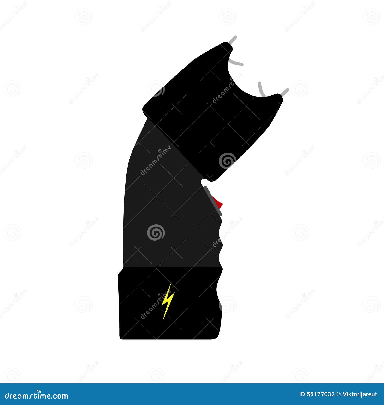 Police Ampere Meter Isolated In The Mascot Vector Illustration ...