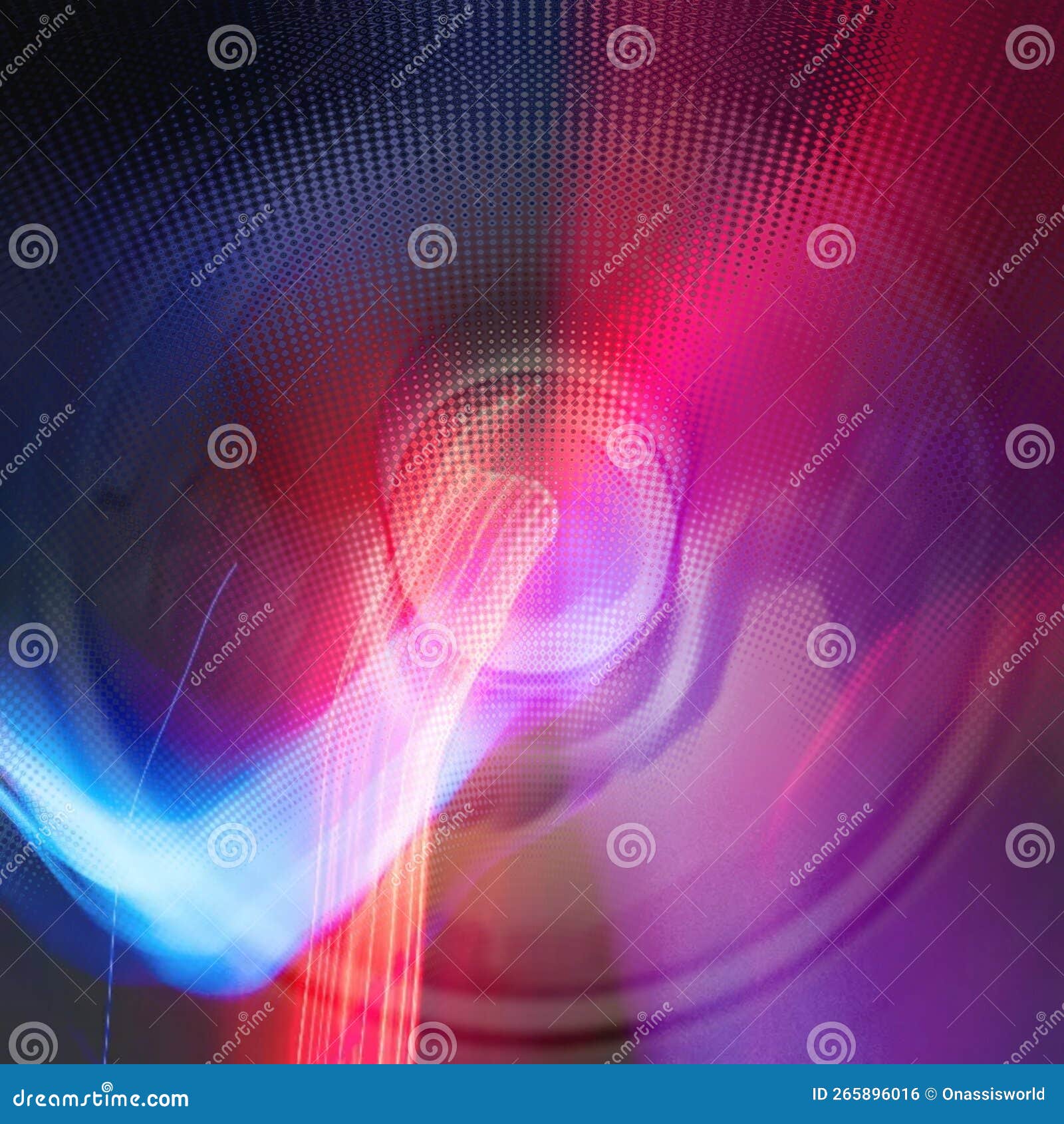 Electric Abstract Background Shapes and Blurs Stock Illustration ...