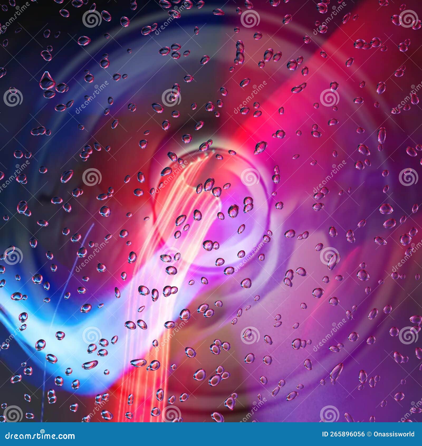 Electric Abstract Background Shapes and Blurs Stock Illustration ...