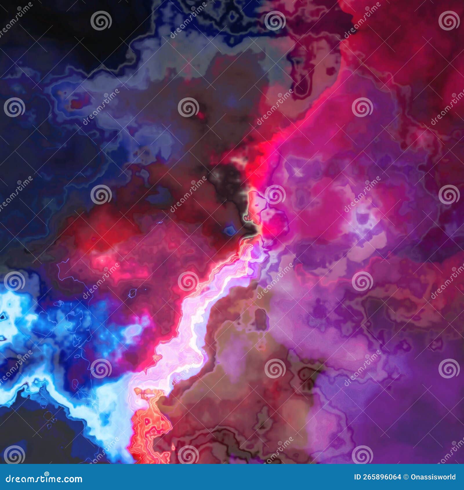 Electric Abstract Background Shapes and Blurs Stock Illustration ...