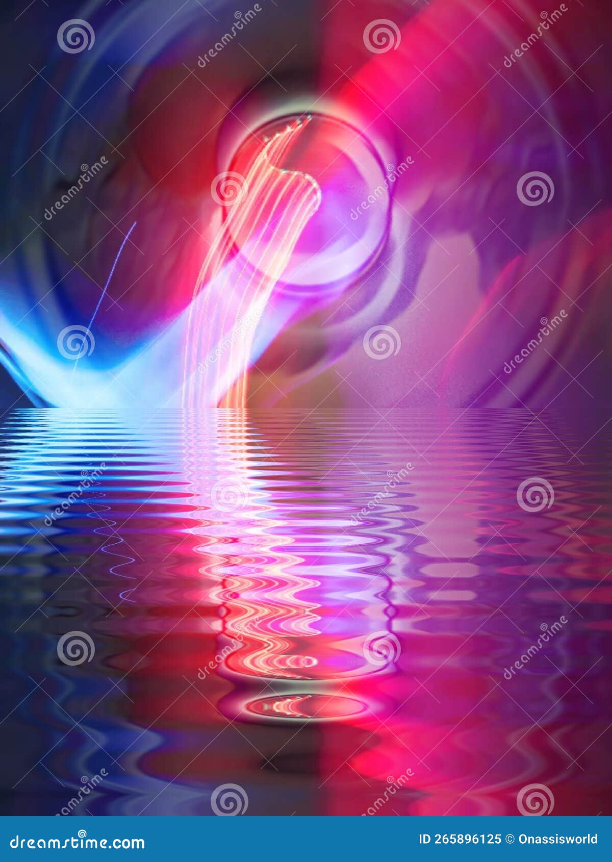 Electric Abstract Background Shapes and Blurs Stock Illustration ...