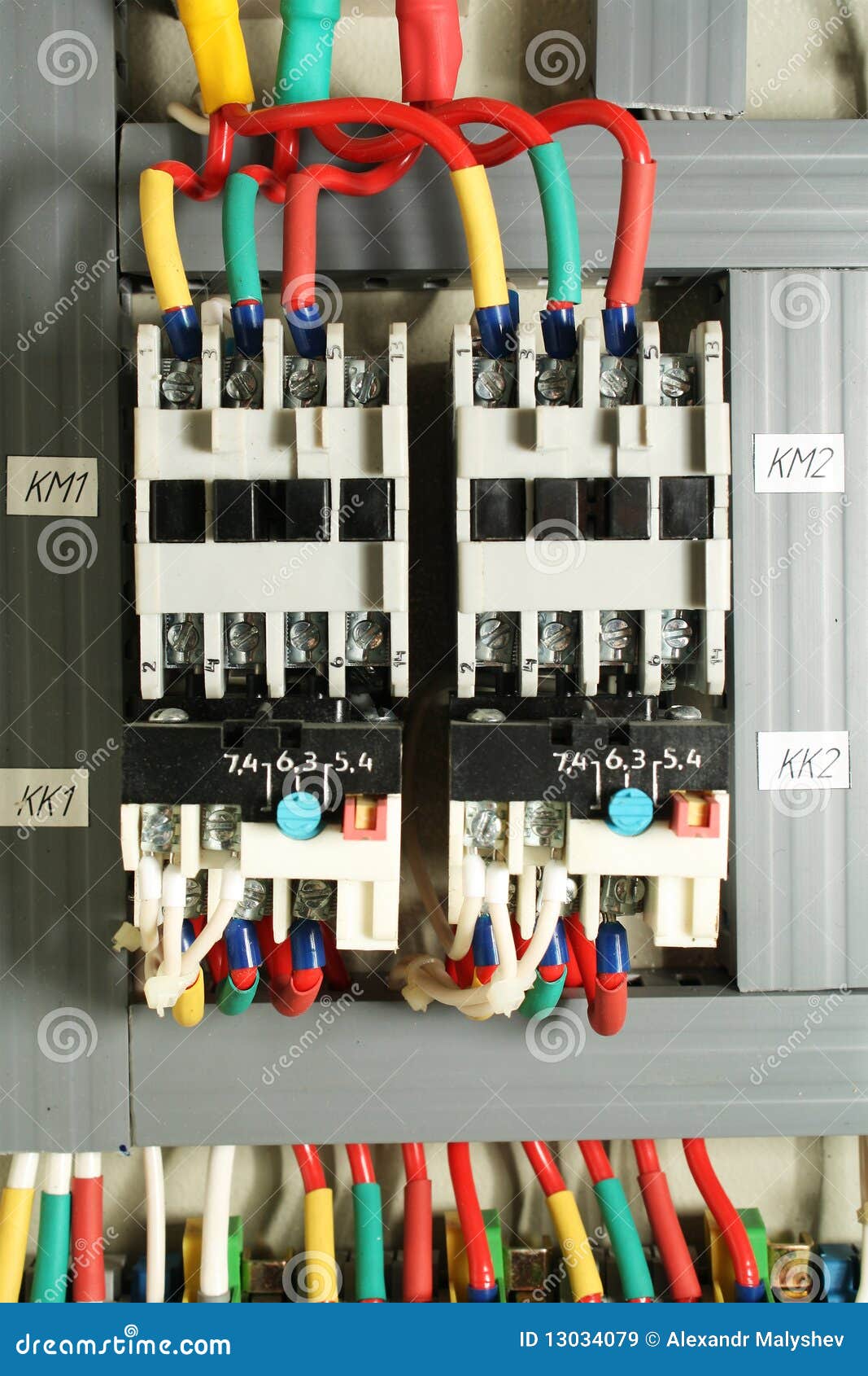 Electric actuators. stock image. Image of amperage, energy - 13034079