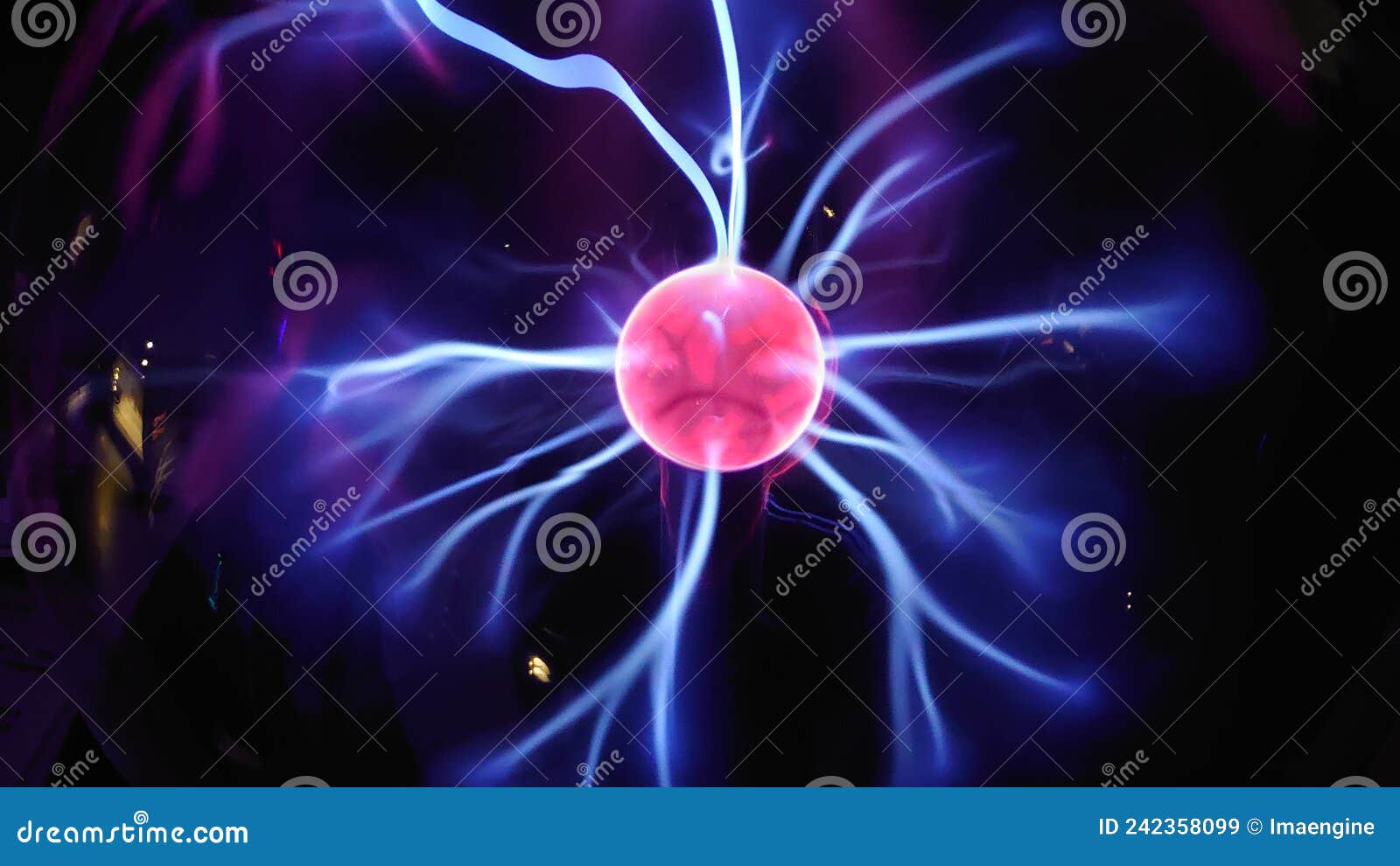 Electric Arc - Abstract Pattern Made by Electricity Lines Stock Image ...