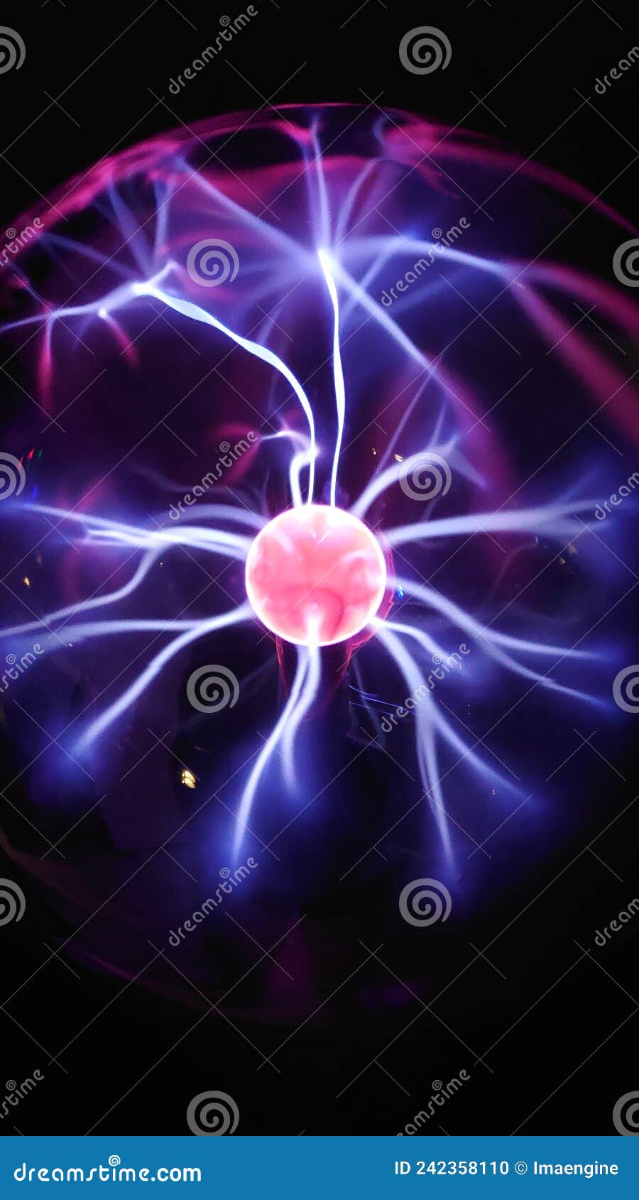 Electric Arc - Abstract Pattern Made by Electricity Lines Stock Photo ...