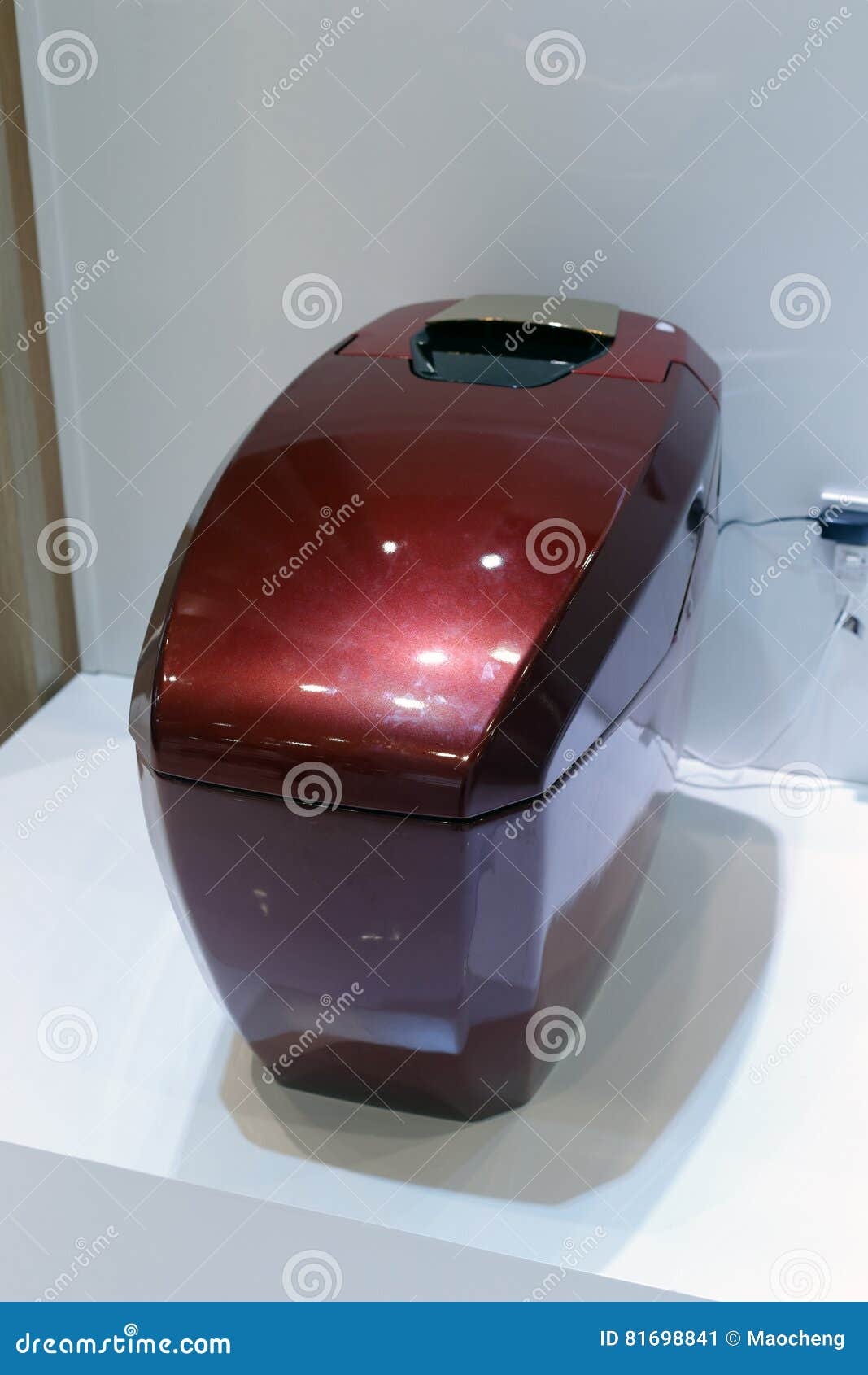 Electric Automatic Flush Toilet Stock Image - Image of automatic, style ...