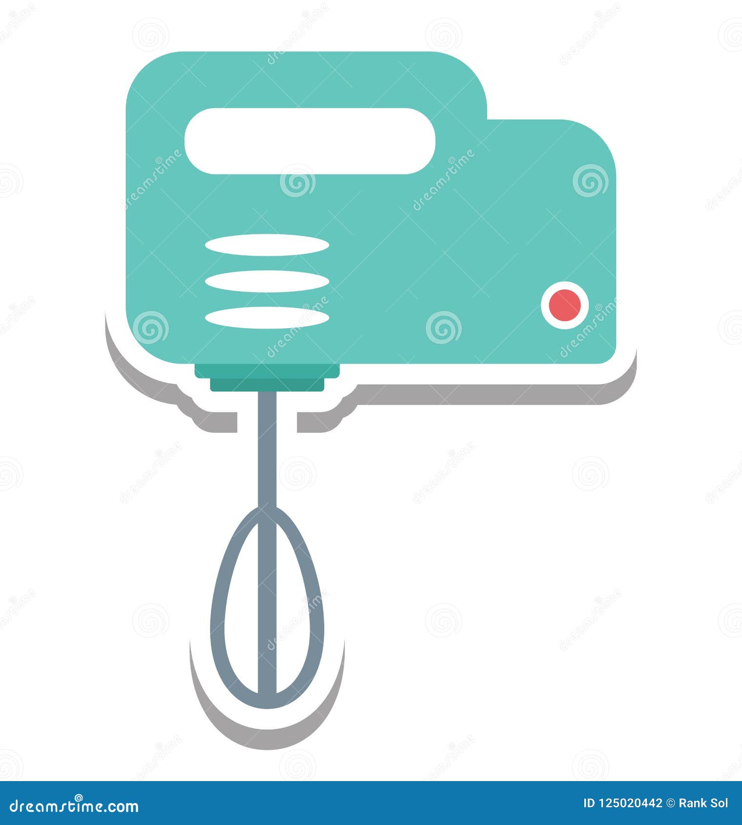Electric Beater Isolated Vector Icon Editable Stock Vector ...