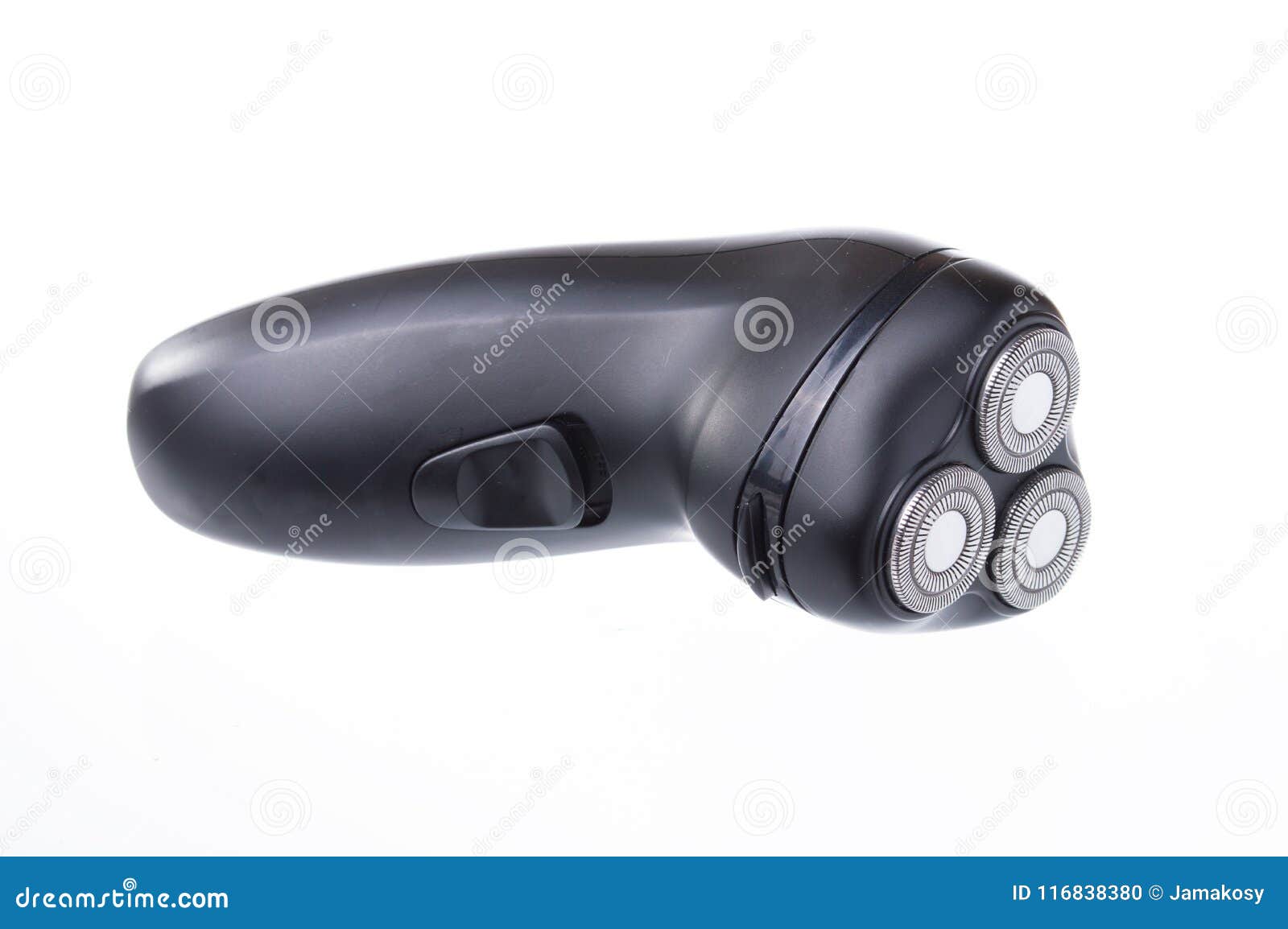 Electric Black Shaver Razor Isolated on White Background Stock Photo ...