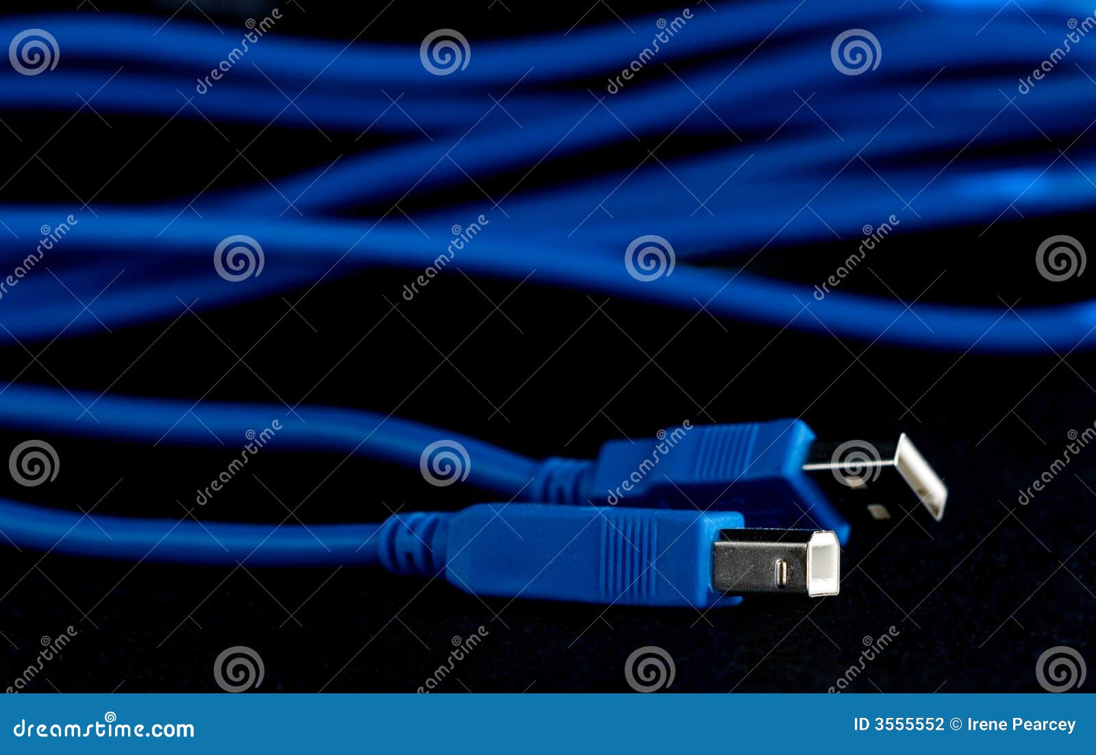 Electric Blue stock photo. Image of blue, technology, cable - 3555552