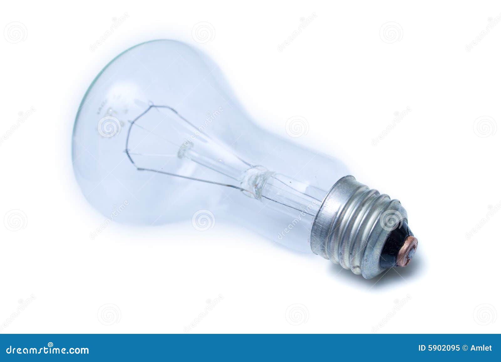 Electric blue bulb stock image. Image of white, transparent - 5902095