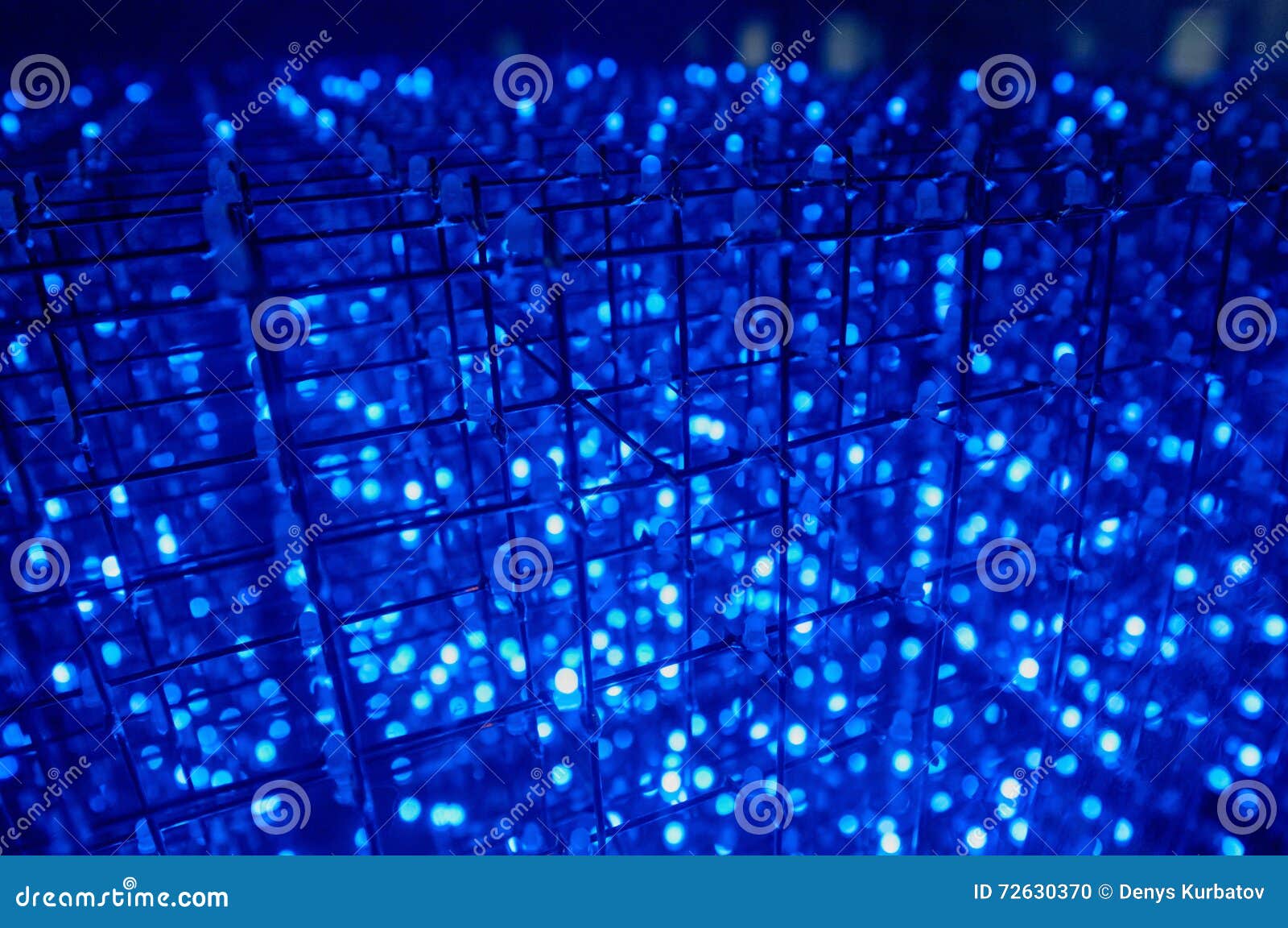 Electric blue LED light stock photo. Image of circle - 72630370