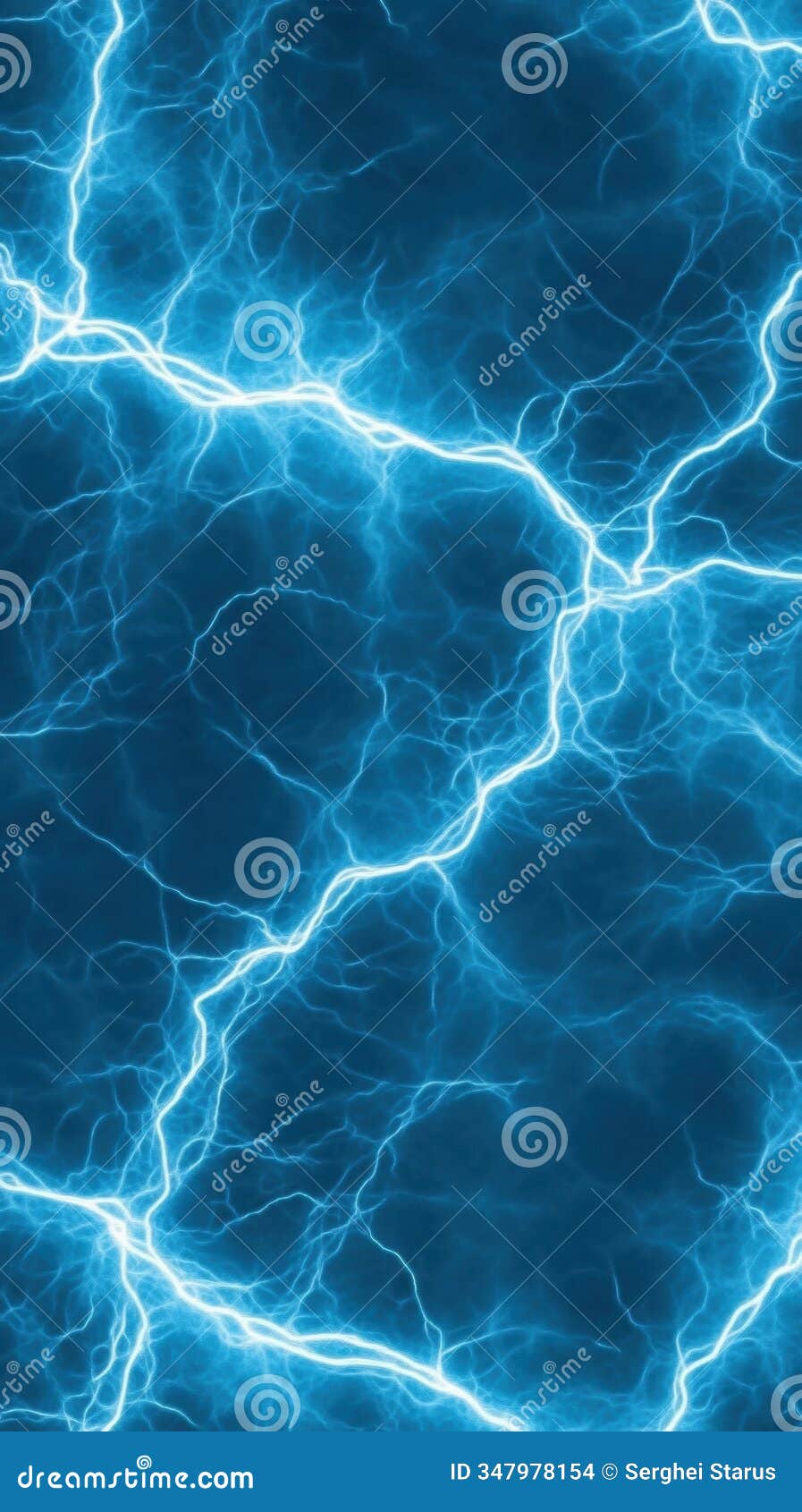 Electric Blue Lightning Bolts Create a Dynamic and Powerful Visual ...