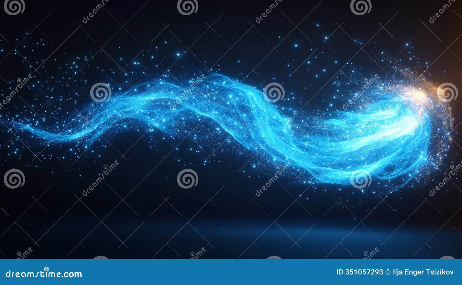 Electric Blue Lightning Strike, Abstract Energy Discharge, Powerful ...