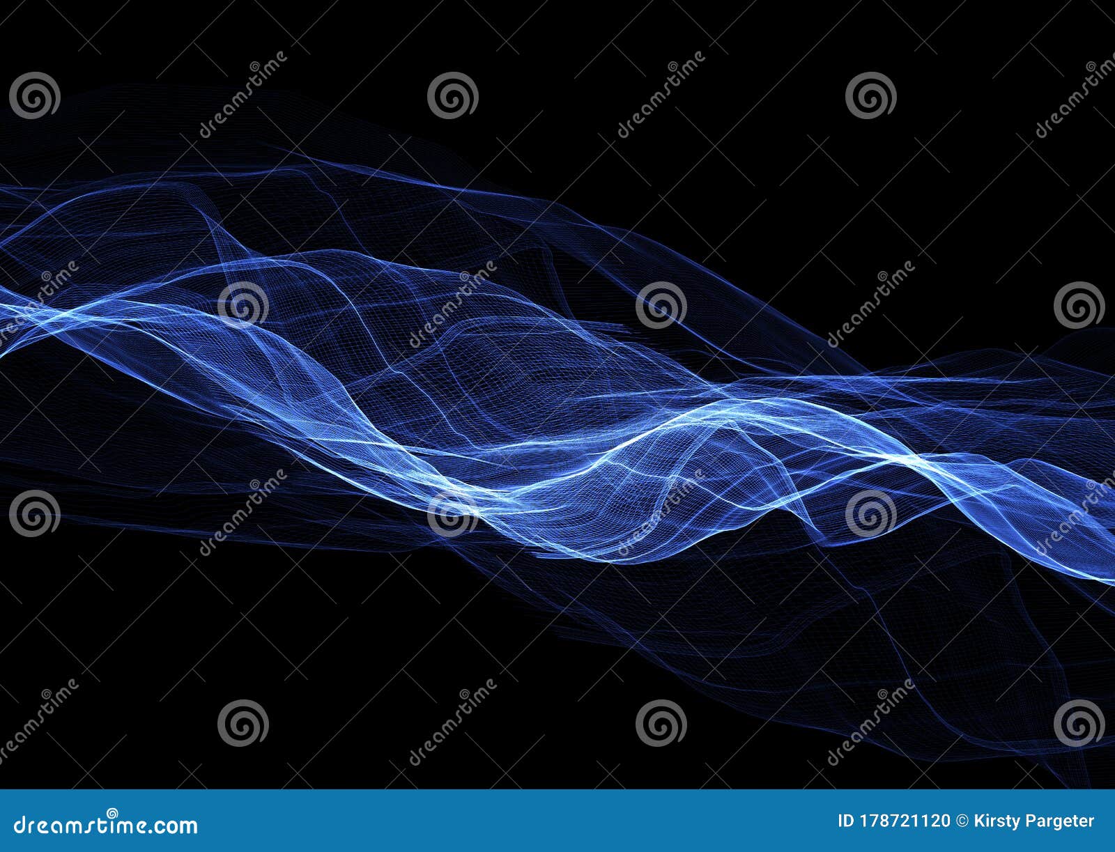 Electric Blue Lines Abstract Design Background Stock Illustration ...
