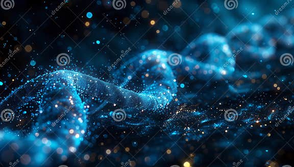 Electric Blue Particles Form a Mesmerizing Pattern Underwater in the ...