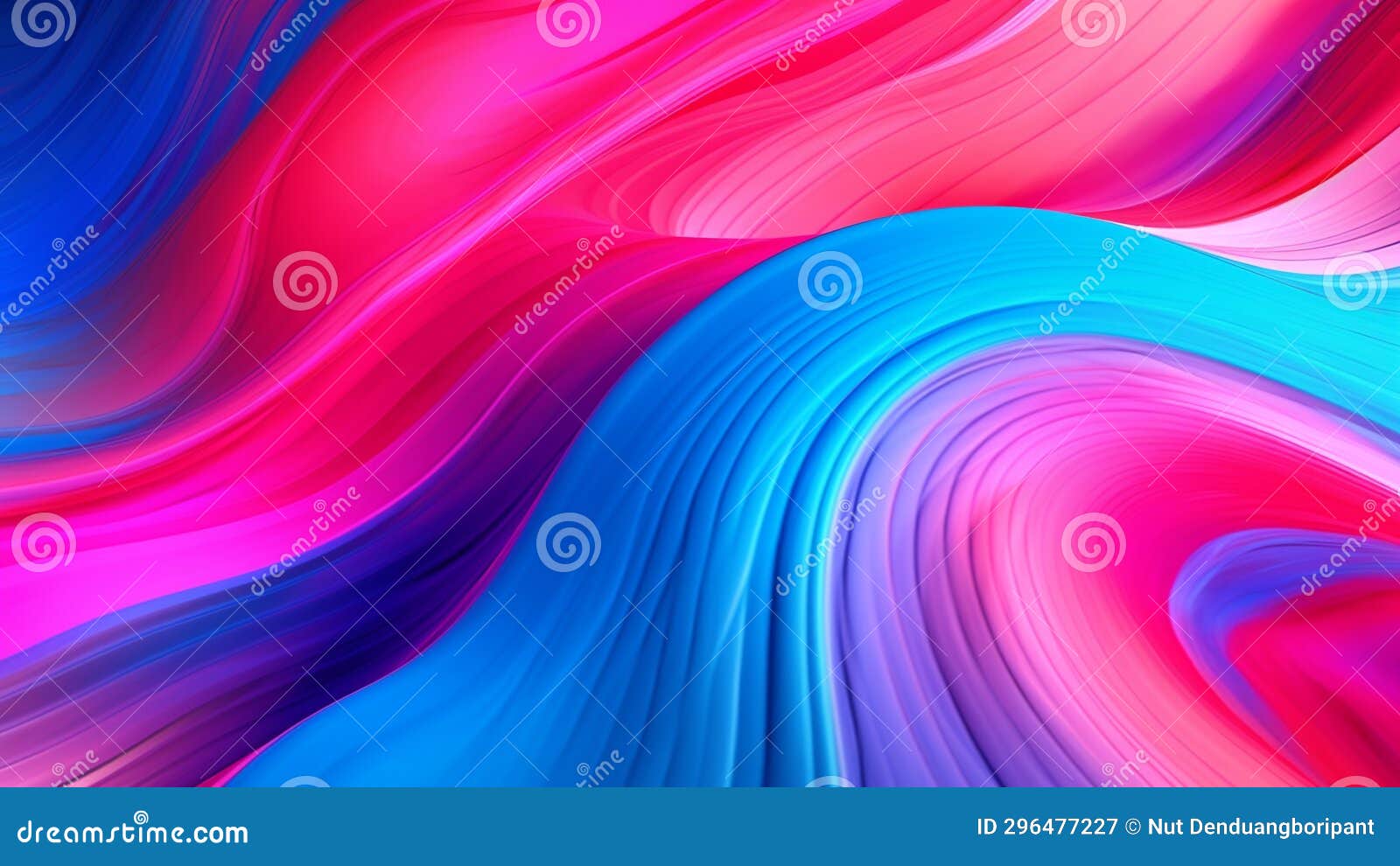 Electric Blue and Pink Neon Gradients Abstract Pattern Design Stock ...