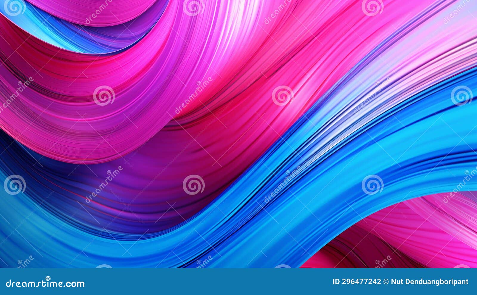 Electric Blue and Pink Neon Gradients Abstract Pattern Design Stock ...