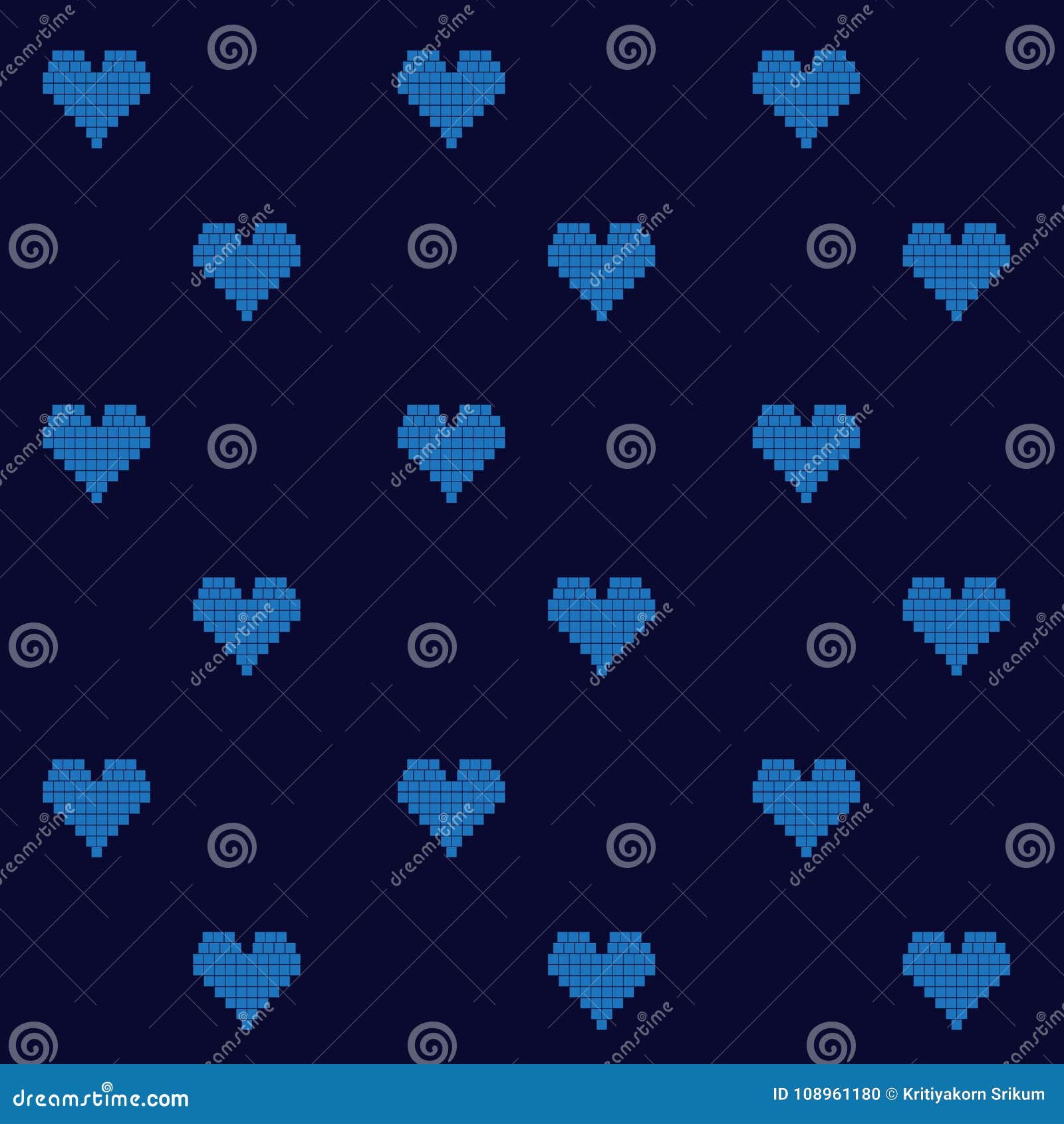 Blue Pixelated Texture Background In Perspective. Digital Technology ...