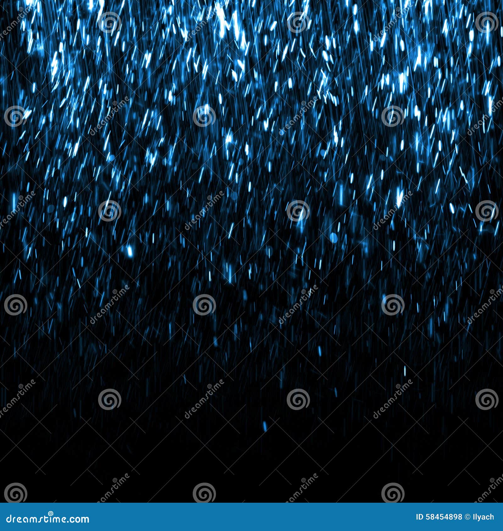 Electric Blue Sparkle Glitter Background. Stock Photo - Image of dust ...
