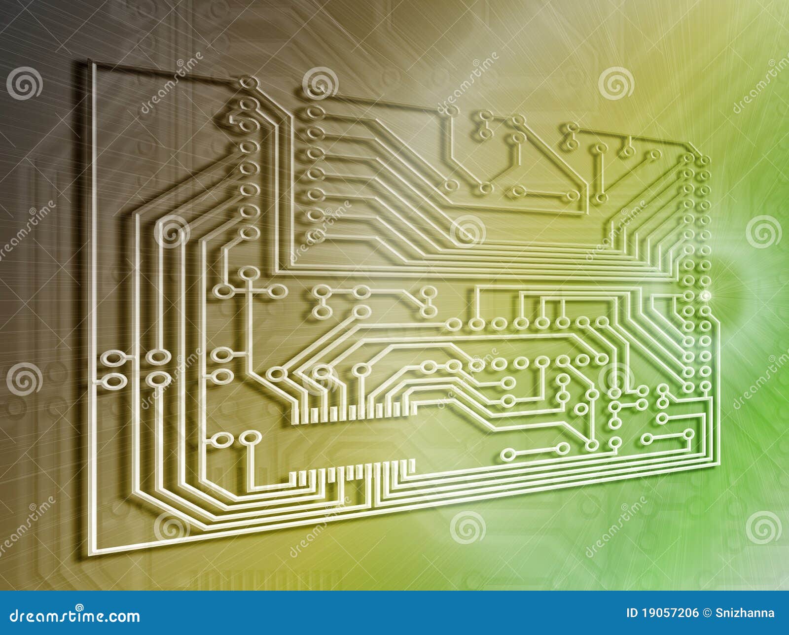 Electric board stock illustration. Illustration of abstraction - 19057206