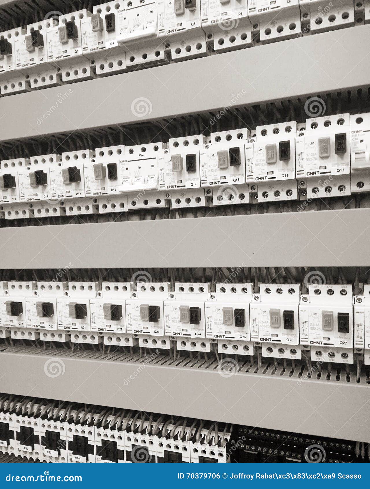 Electric board editorial photo. Image of cables, work - 70379706