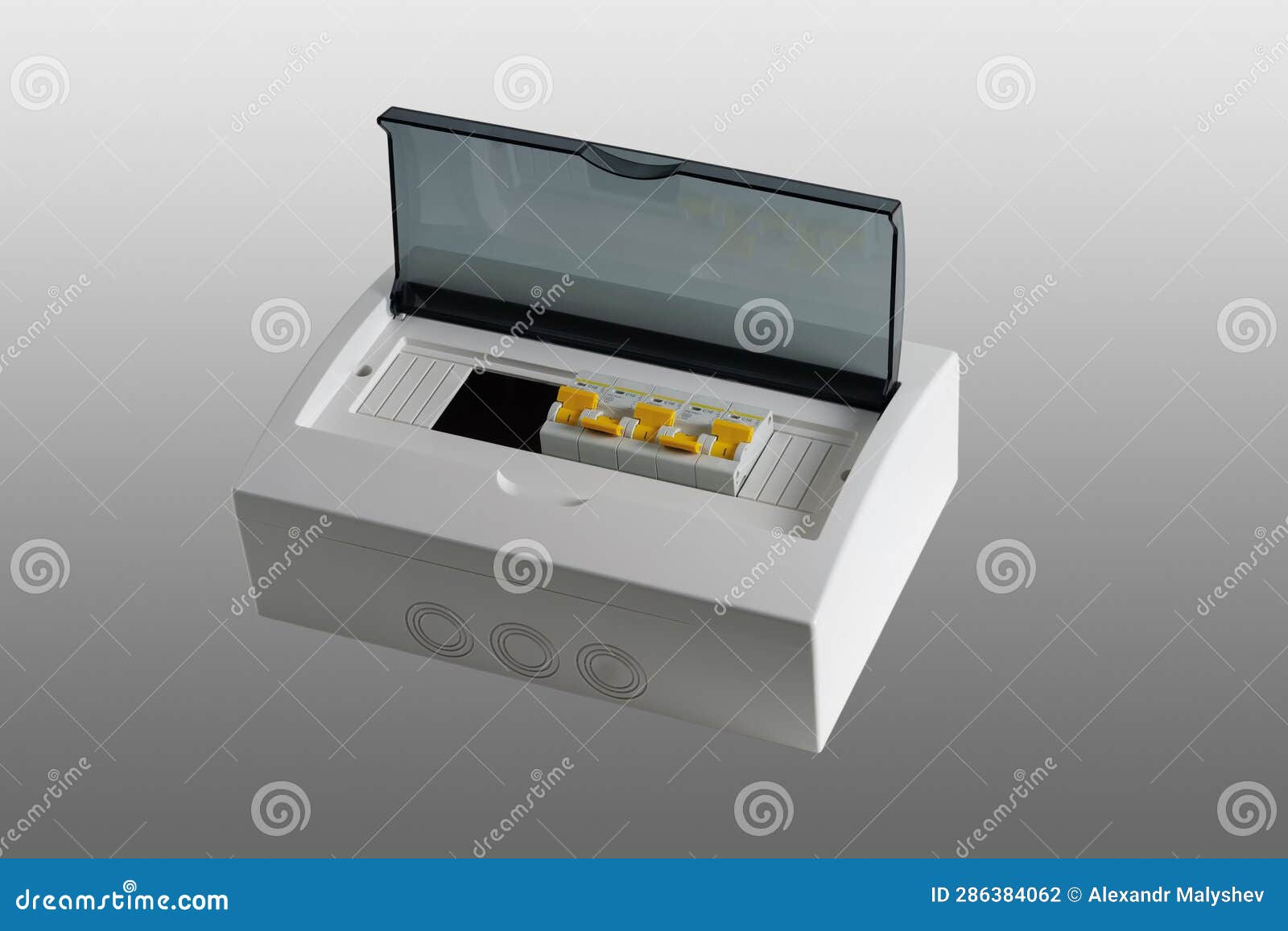 Electric board plastic stock photo. Image of electrical - 286384062